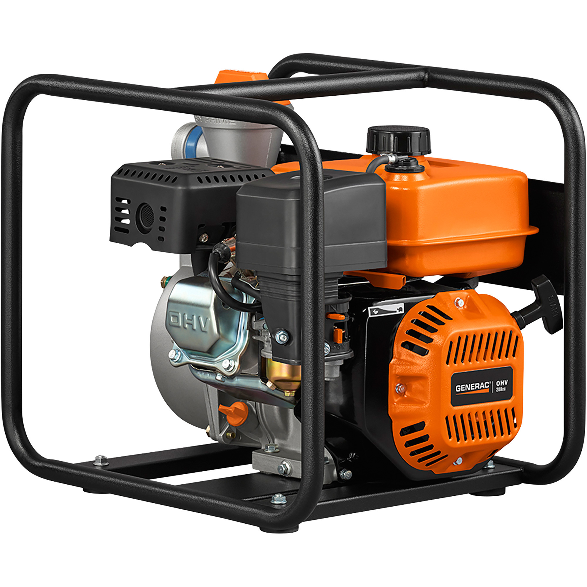 Generac Clean Water Pump, 9480 GPH, 208cc Engine, 2in. Ports, Model ...