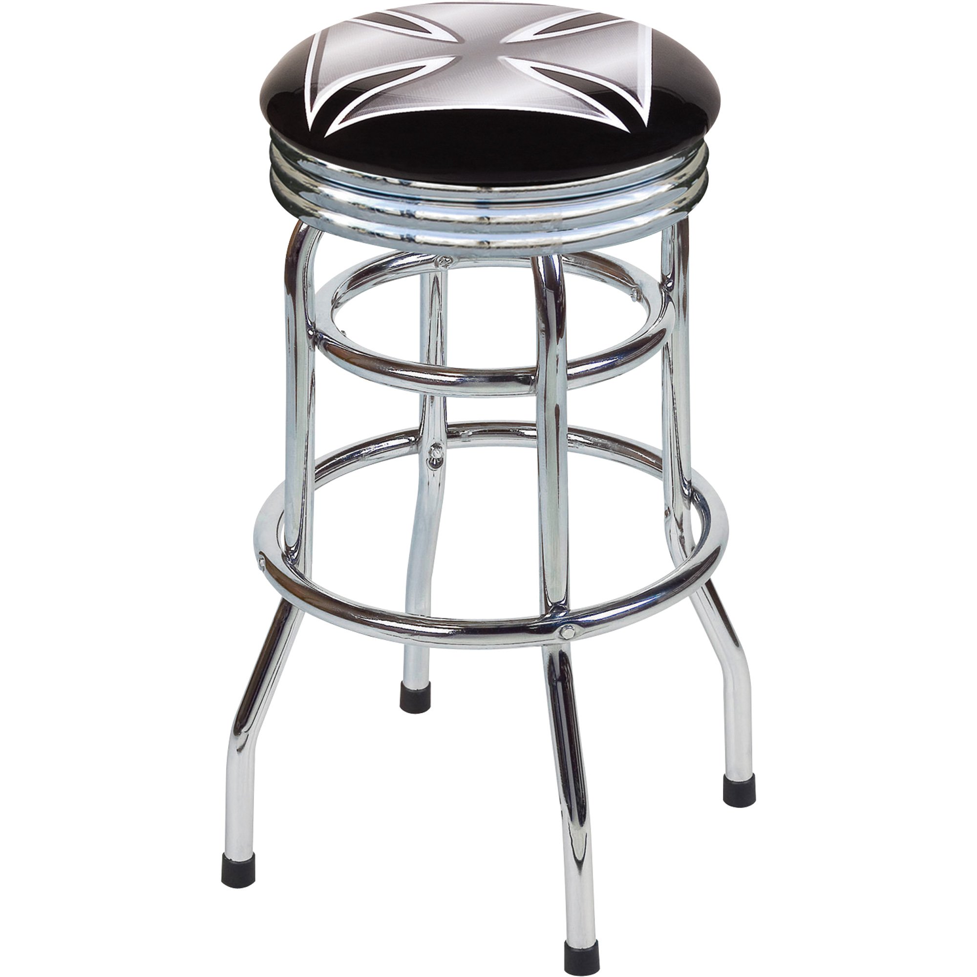 On The Edge Swivel Bar Stool — Iron Cross, Model# 801011 | Northern Tool