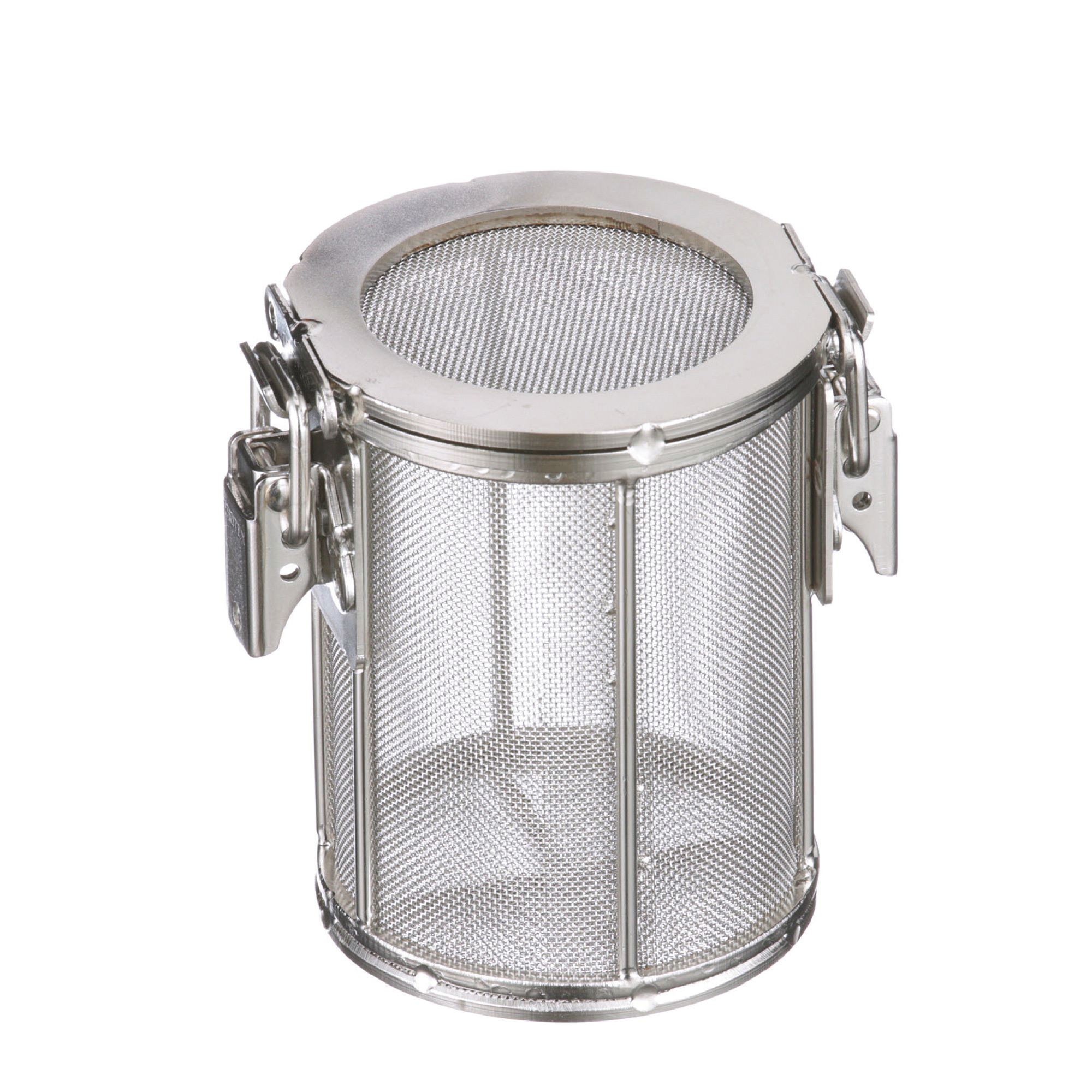 Marlin Round Stainless Steel Mesh Basket with Locking Lid, 3.96in ...