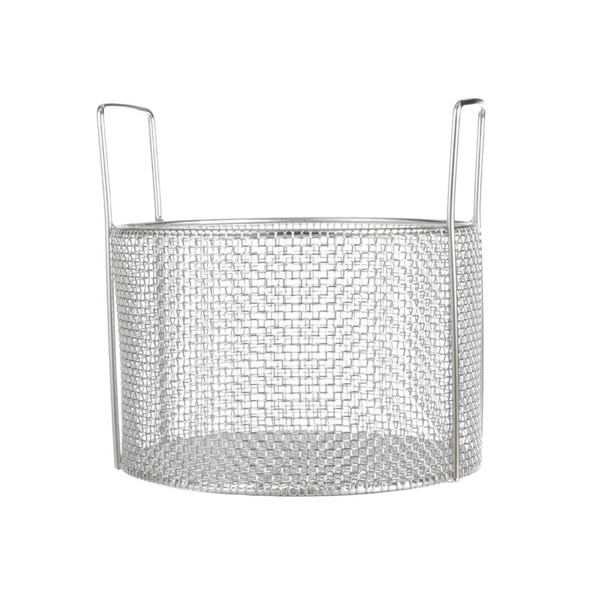 Marlin Round Stainless Steel Mesh Basket with Handles - 12.03in ...