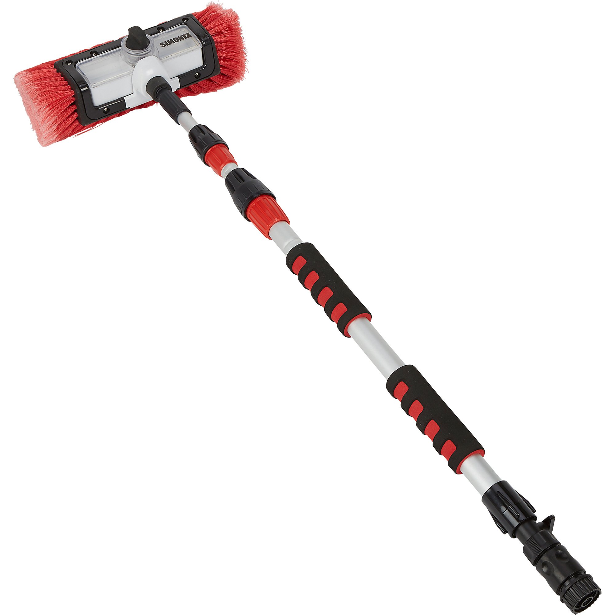SIMONIZ Telescoping High-Pressure Wash Brush with Soap Reservoir — 6ft ...