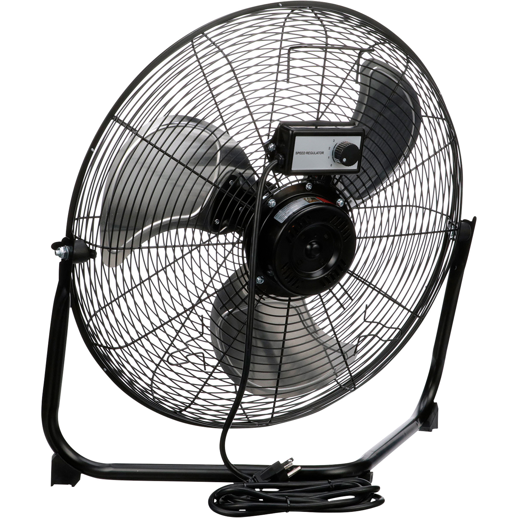 TPI Commercial Floor Fan — 20in., 1725 CFM, 1/5 HP, 120 Volt, Model ...