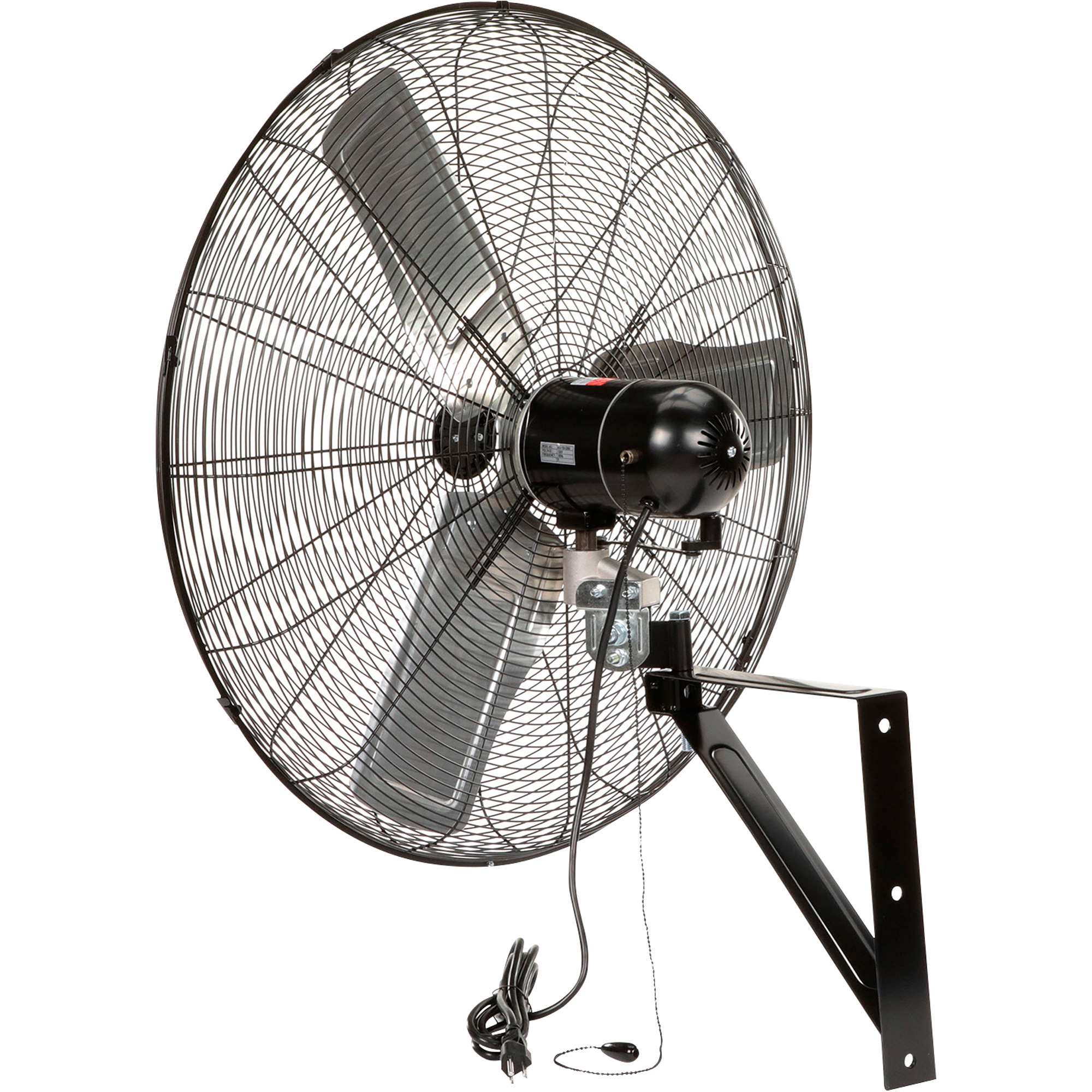 TPI Commercial Oscillating Wall-Mount Fan — 30in., 6700 CFM, 1/4 HP ...