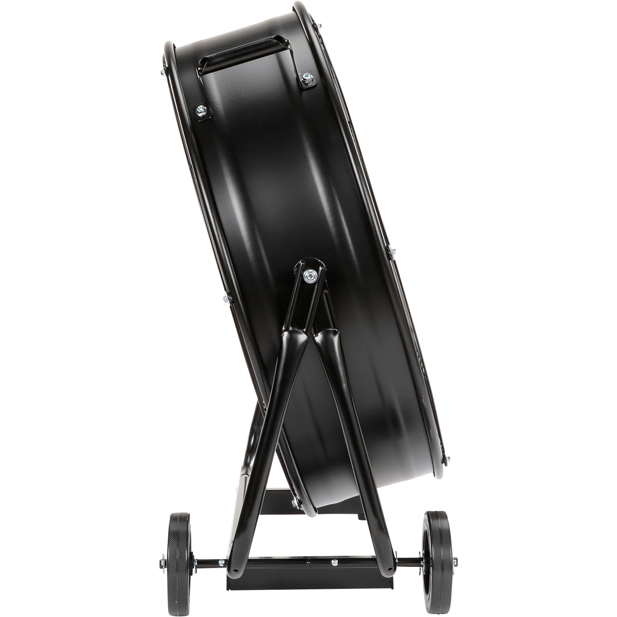 TPI Commercial Drum Fan with Swivel Base — 24in., 2 Speeds, 5400 CFM, 1 ...