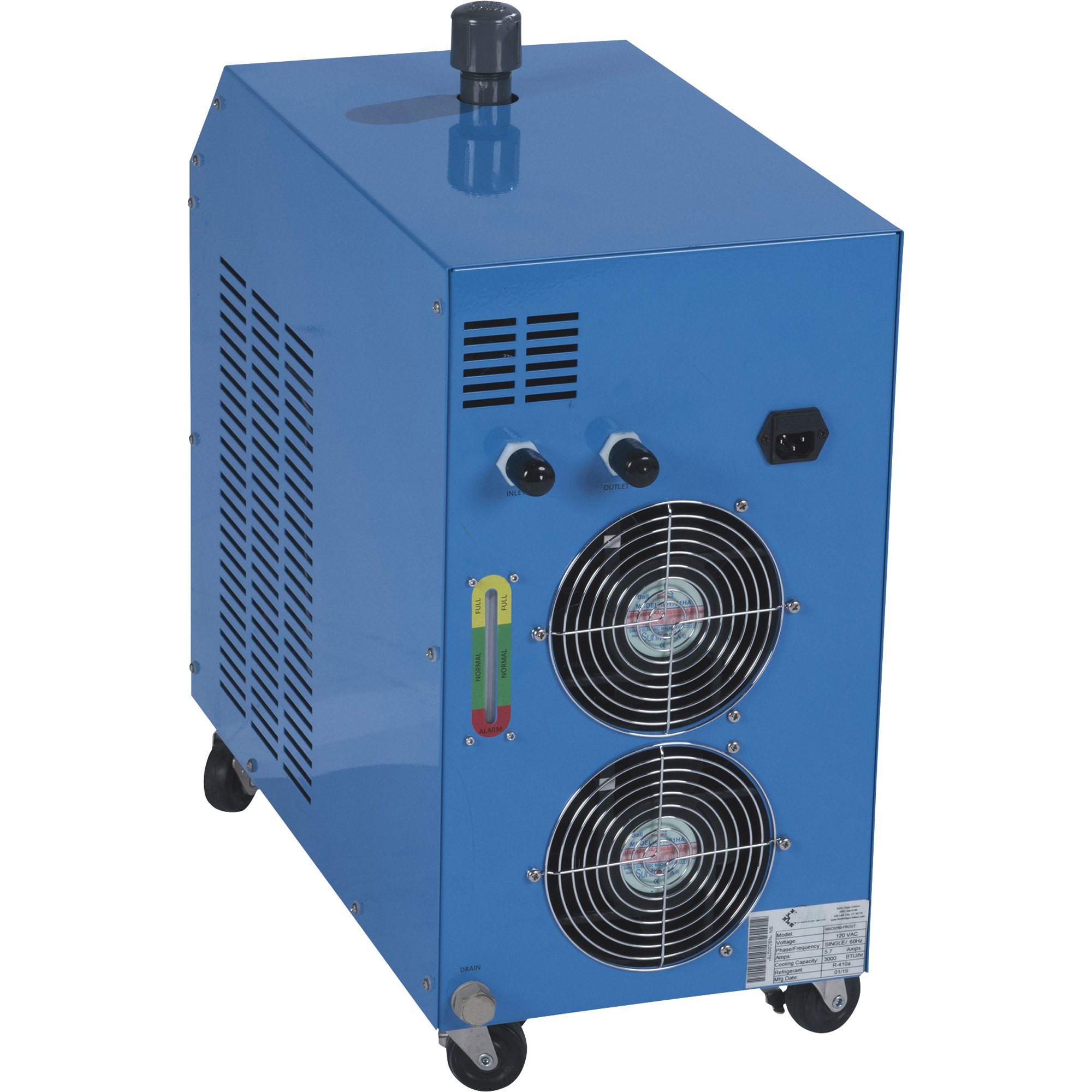North Slope Chillers Portable Frost Industrial Chiller — 1/4 Ton, 3,000 ...