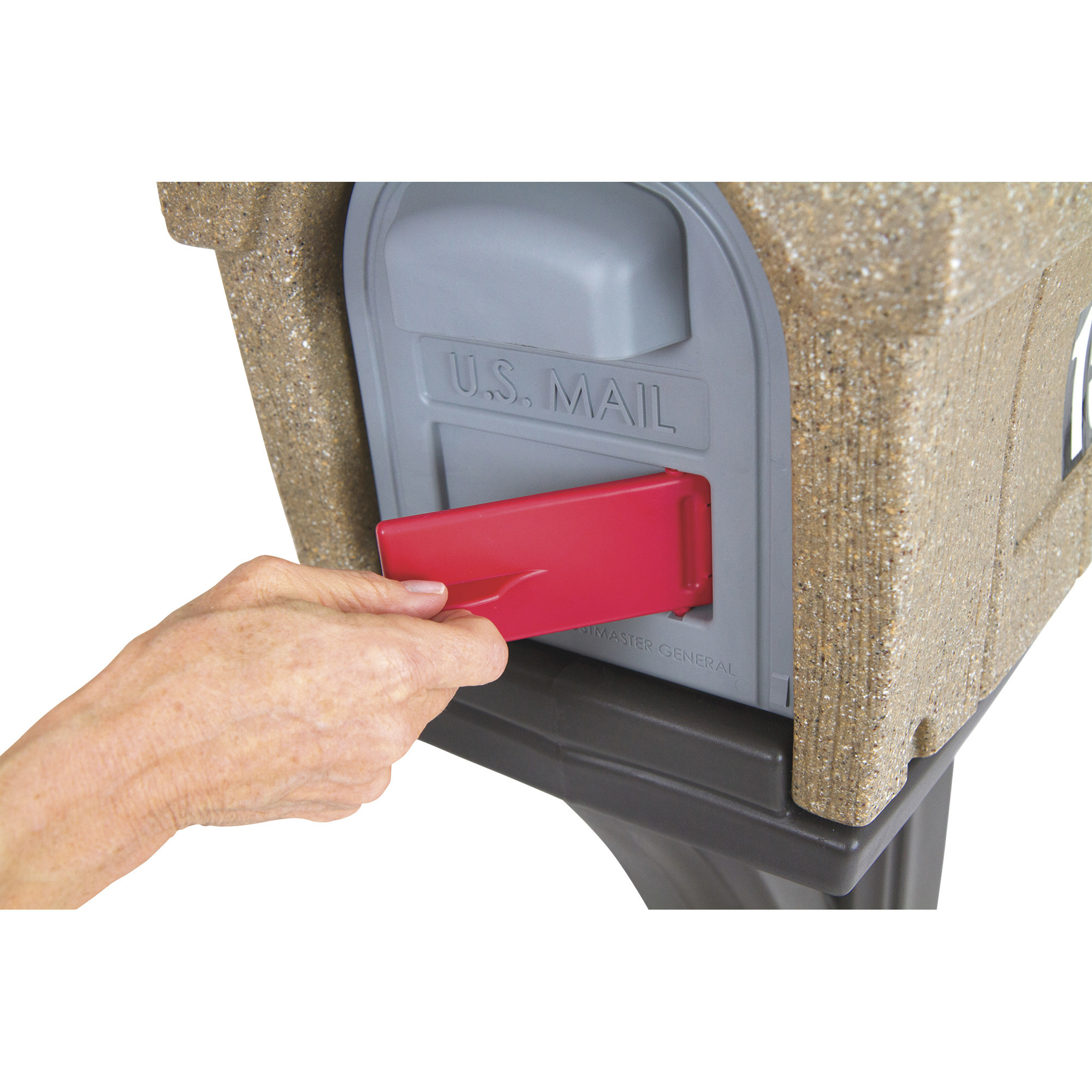 Simplay3 Rustic Home Mailbox - Tree Branch Style Post, Bark Texturing ...