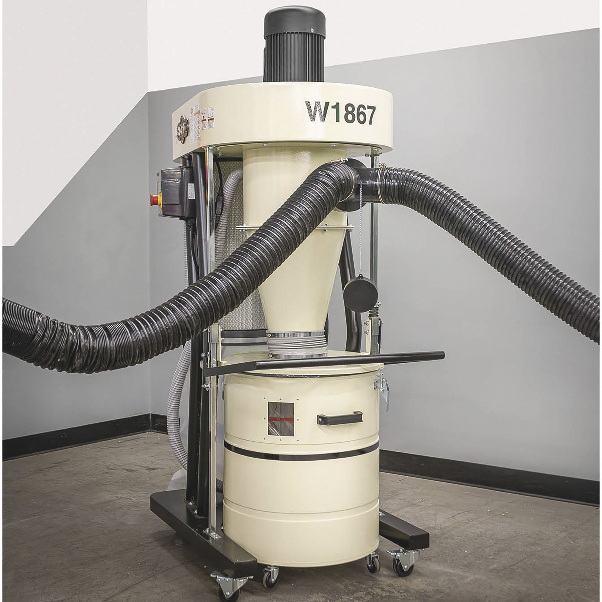 Shop Fox Portable Cyclone Dust Collector, 1.5 HP, Model# W1867 ...