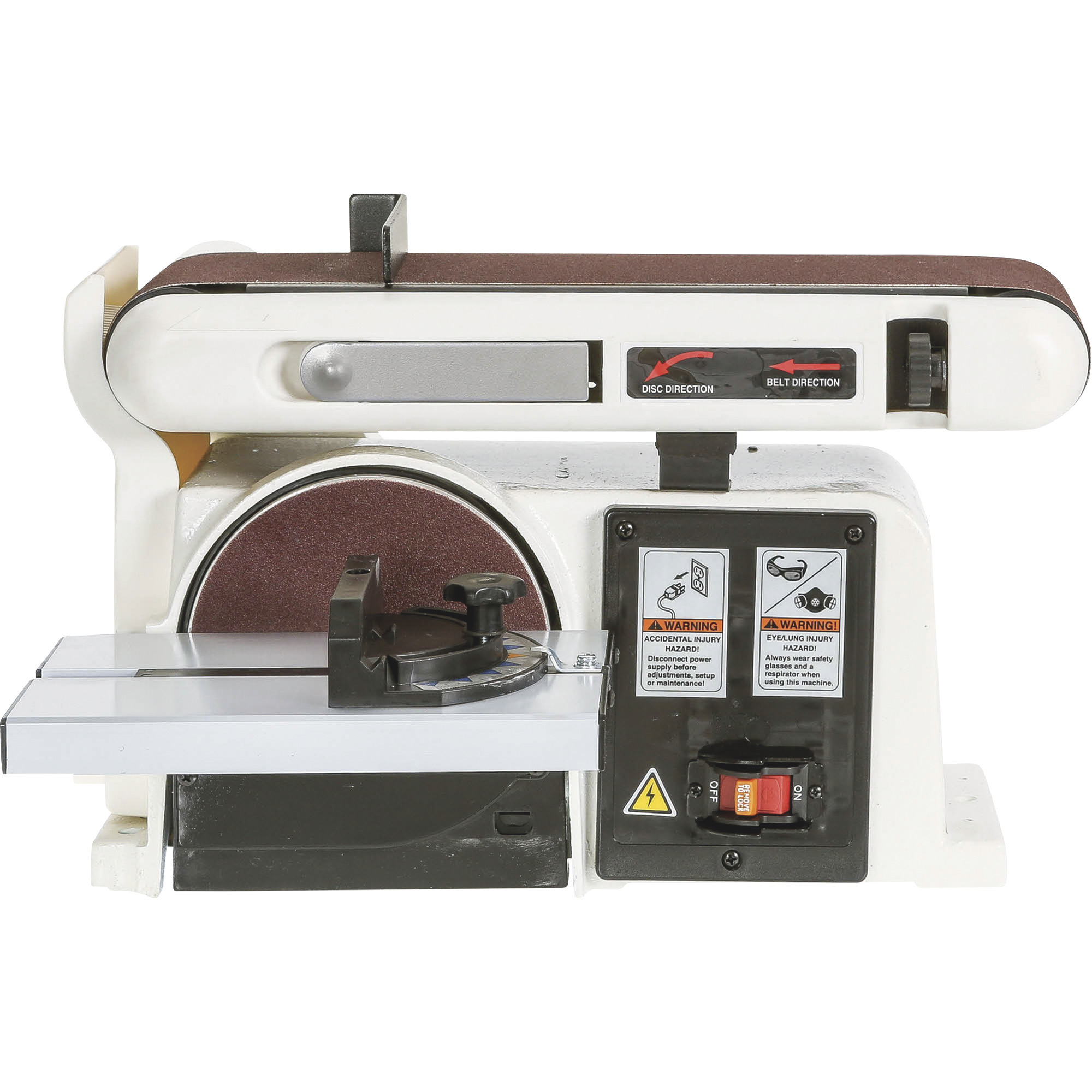 Shop Fox 4in. x 36in. Horizontal/Vertical Belt Sander with 6in. Disc, 1 ...