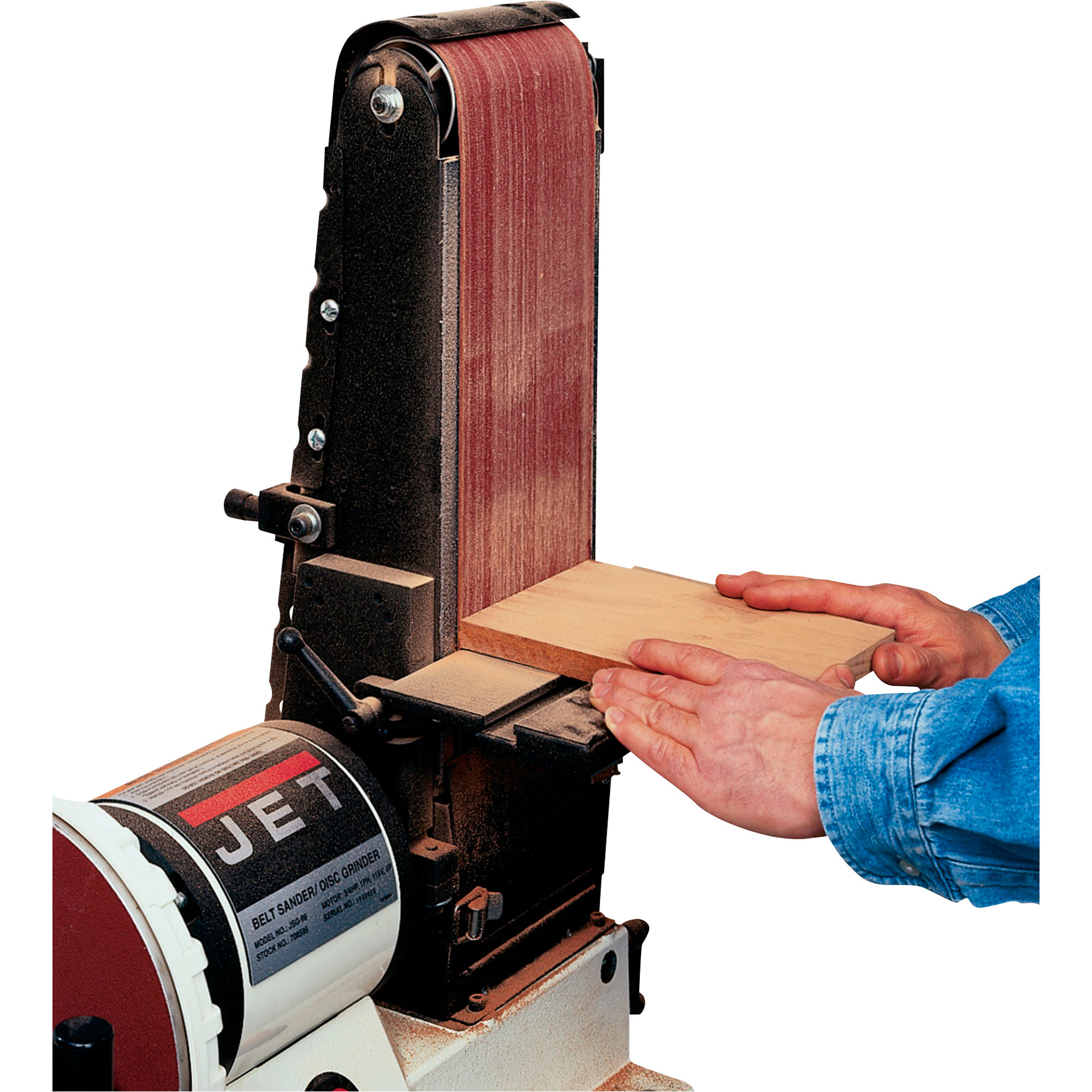 JET Benchtop 6in. x 48in. Belt / 9in. Disc Sander, 3/4 HP, 1-Phase, 115 ...