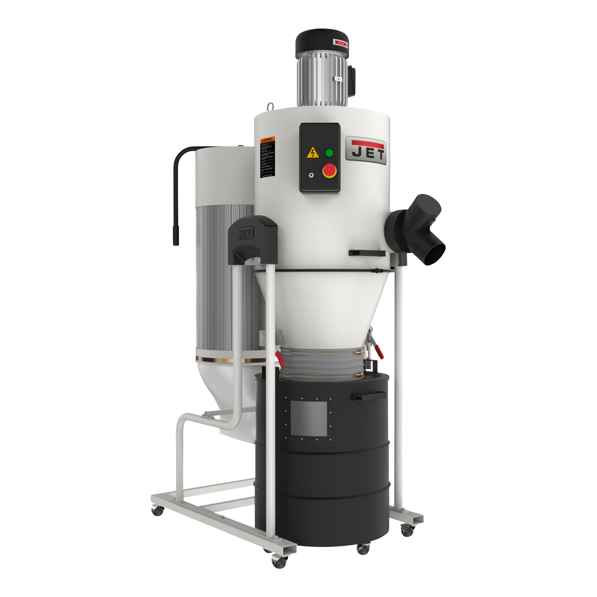 JET Cyclone Dust Collector, 2 HP, 230 Volt, 938 CFM, Model# JCDC-2 ...