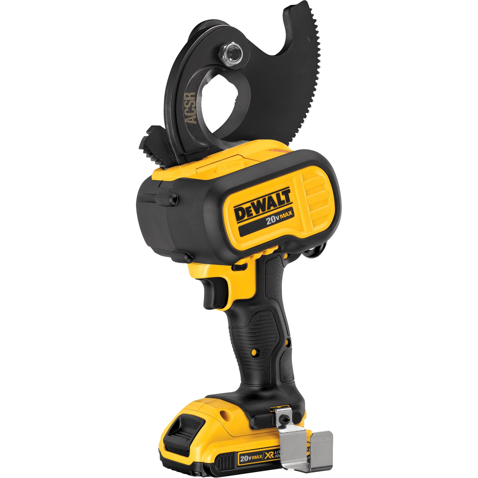 DEWALT 20 Volt MAX Cordless ACSR Cable Cutting Tool Kit — 1 Battery ...