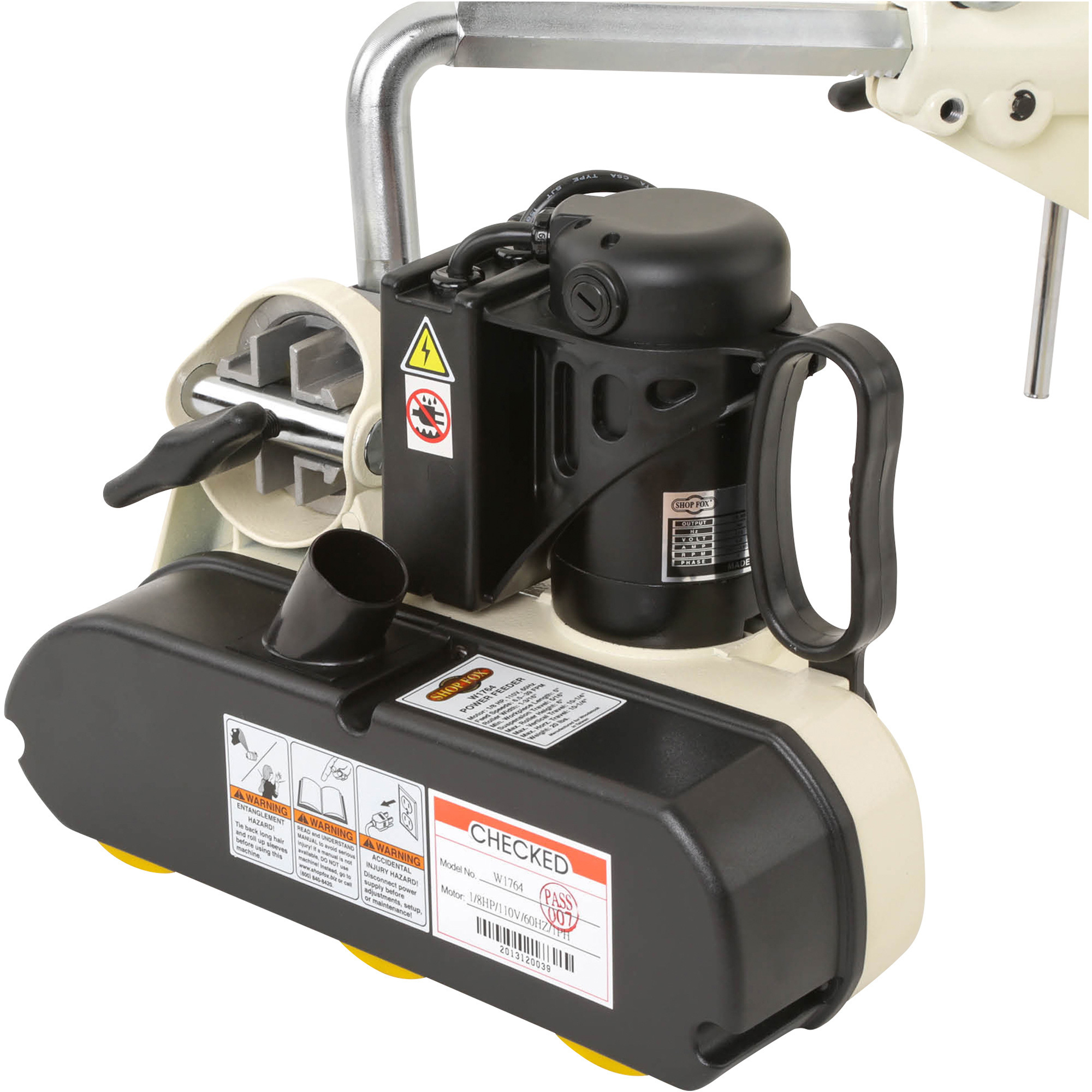 Shop Fox Mini Power Feeder, 1/8 HP, 120V, 1.2A, Model# W1764 | Northern ...