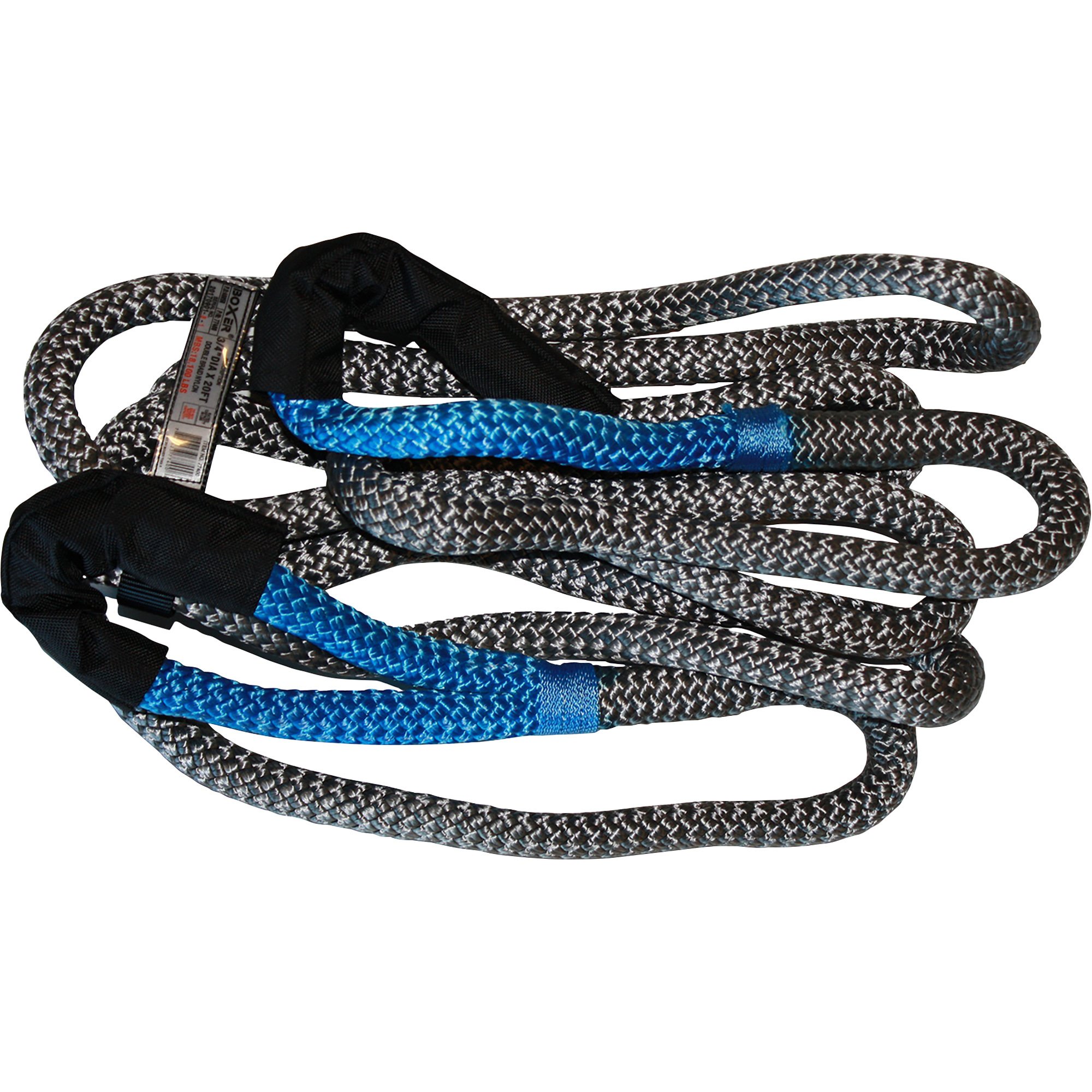 Boxer Nylon Kinetic Tow Rope — 3/4in. x 20ft., Model# 77400 | Northern Tool