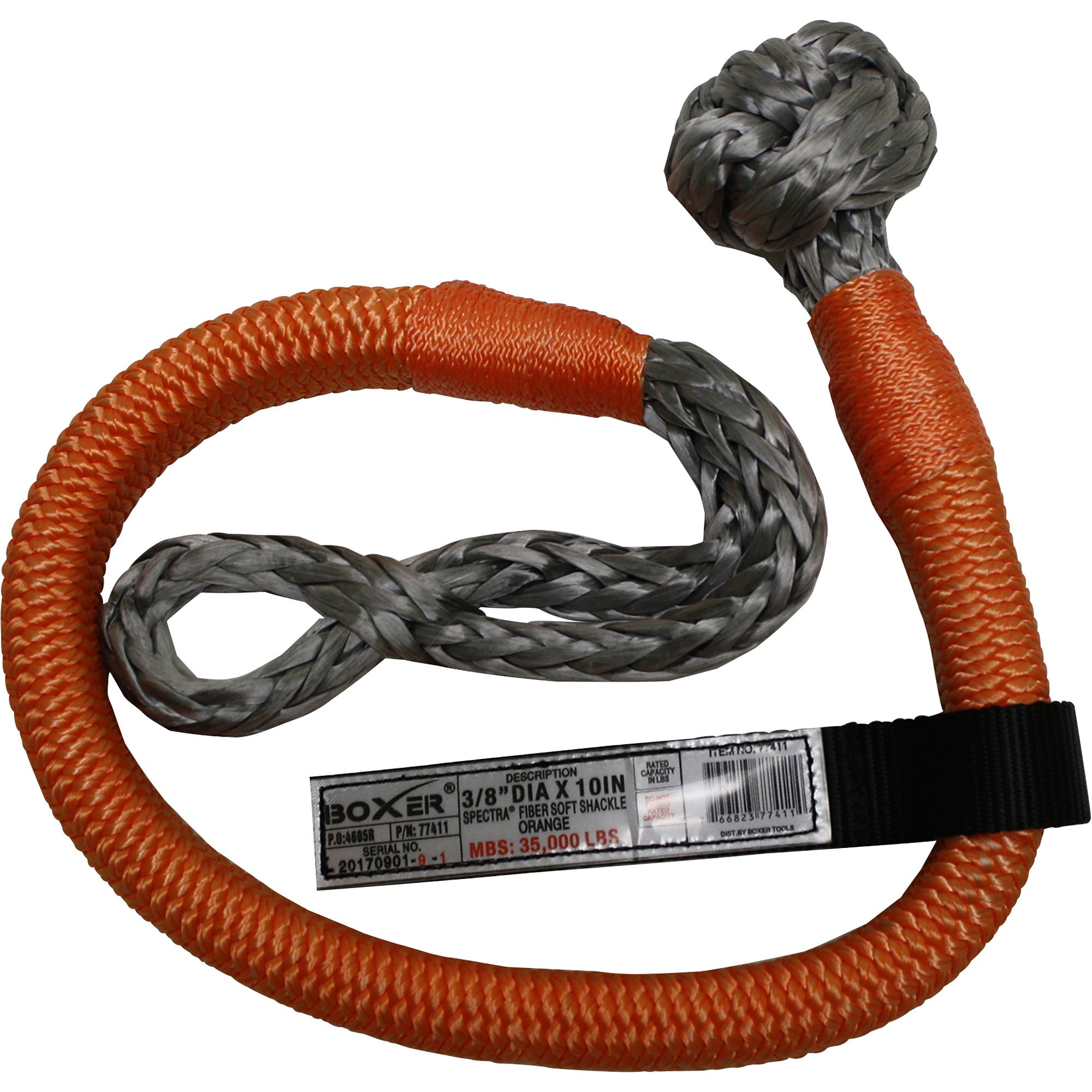 Boxer 3/8in. x 10in. Nylon Soft Shackle, Model# 77411 | Northern Tool