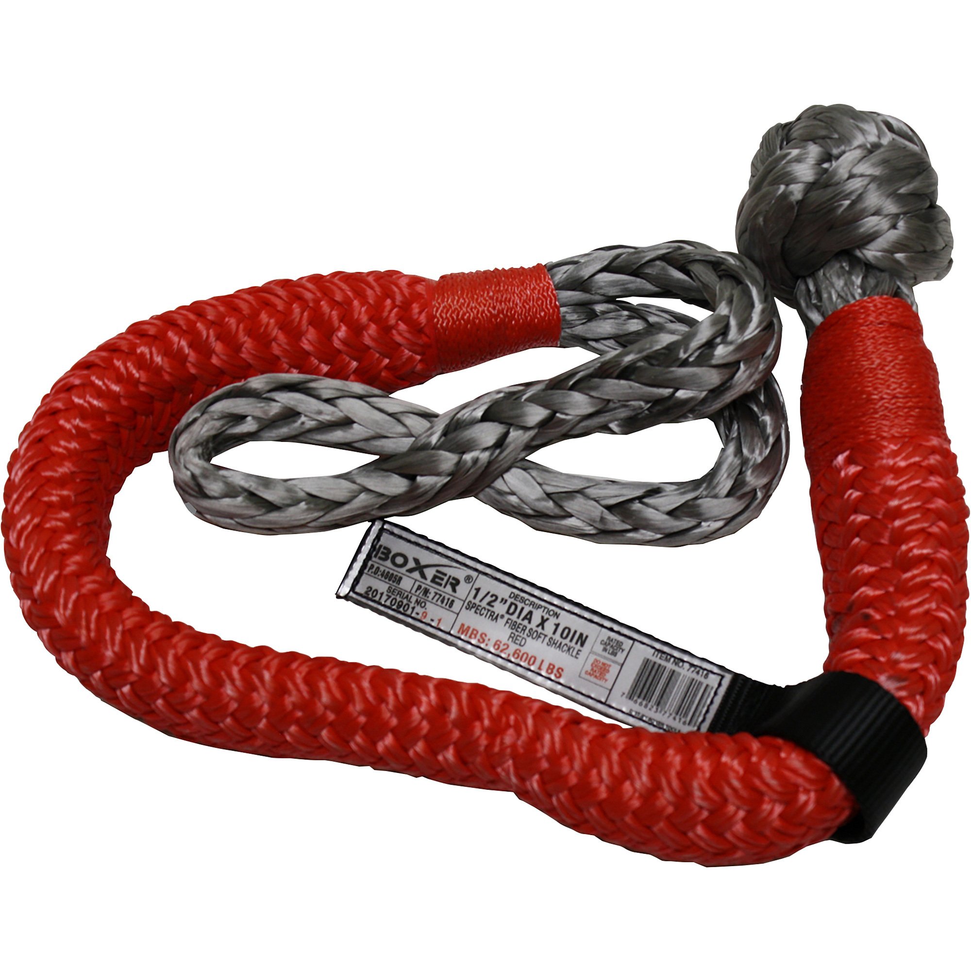 Boxer 1/2in. x 10in. Nylon Soft Shackle, Model# 77416 | Northern Tool