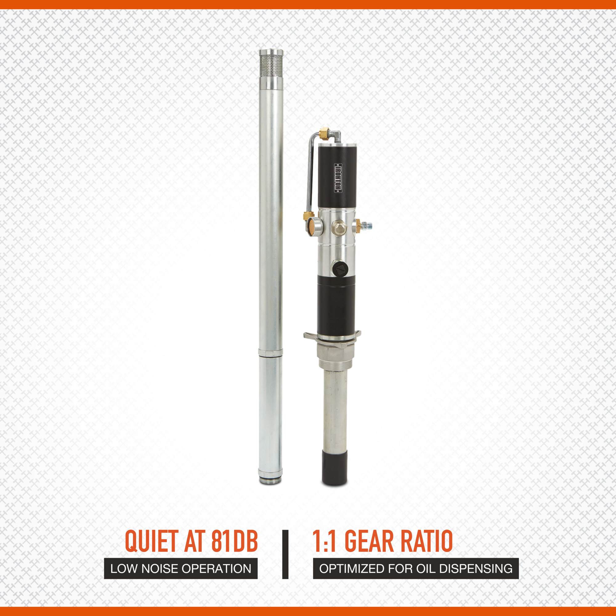 Ironton Air-Operated Oil Transfer Pump, 1:1 Ratio, 10.58 GPM | Northern ...