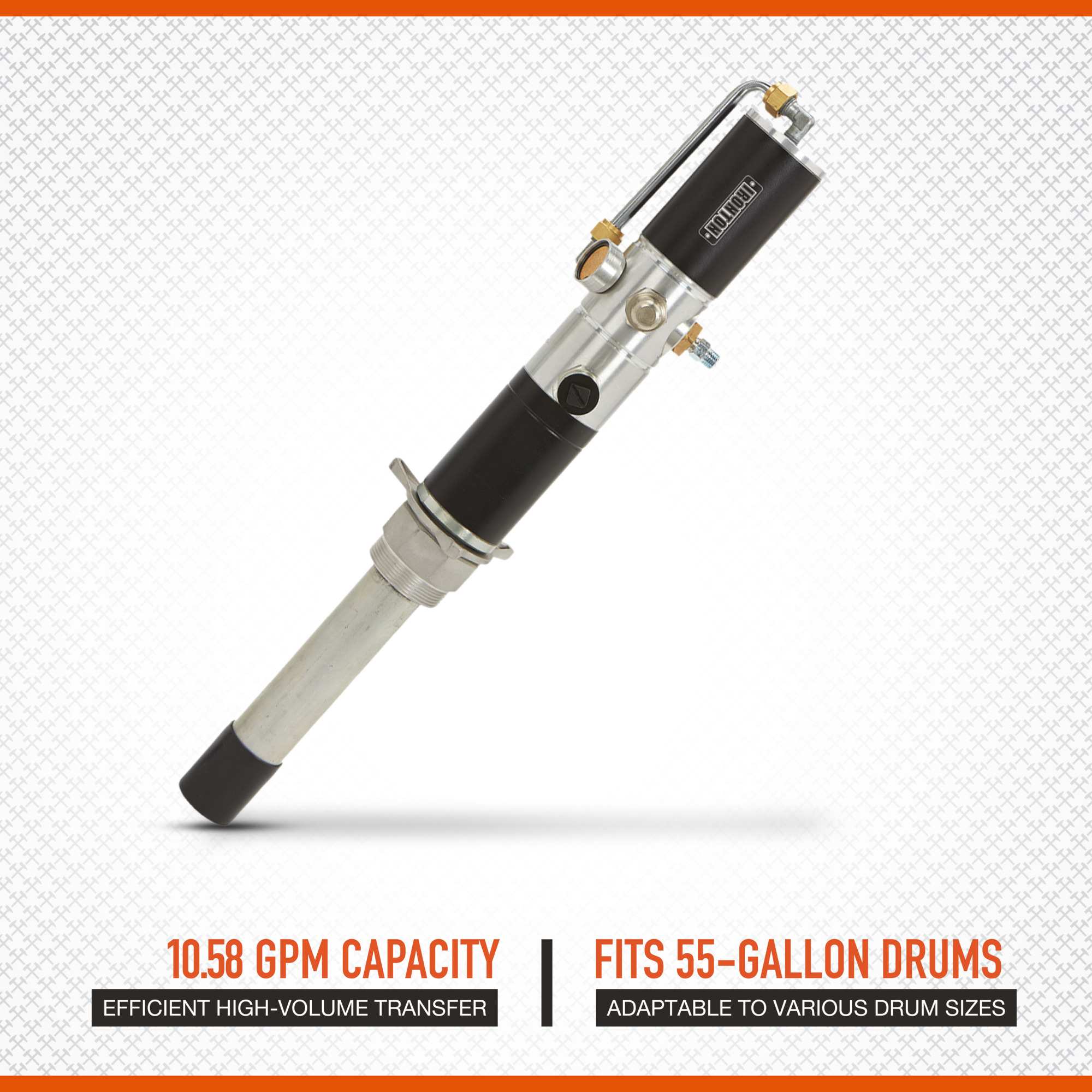 Ironton Air-Operated Oil Transfer Pump, 1:1 Ratio, 10.58 GPM | Northern ...