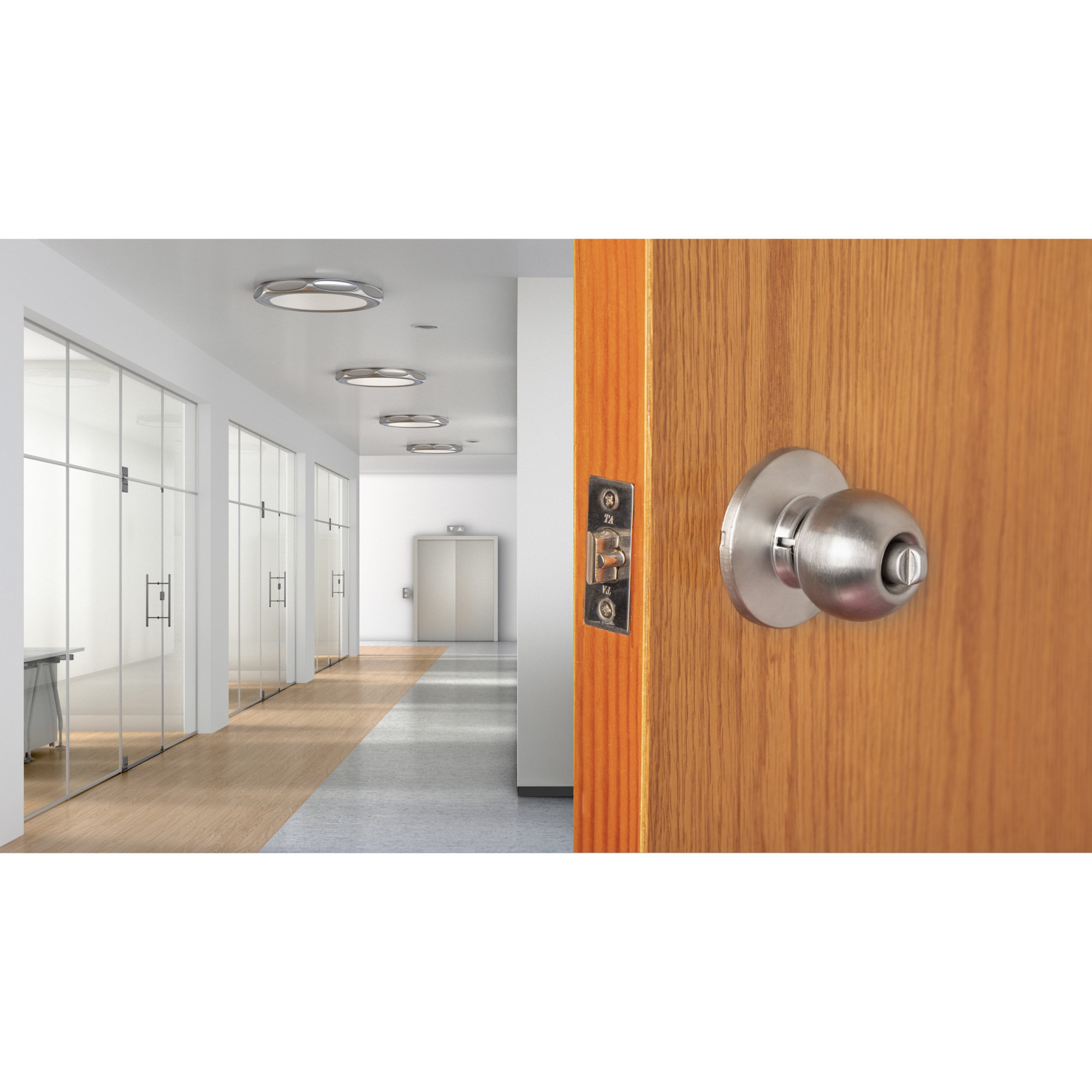 TACO DL-ECB Series Residential Exterior Knobset, Grade 3, Stainless ...