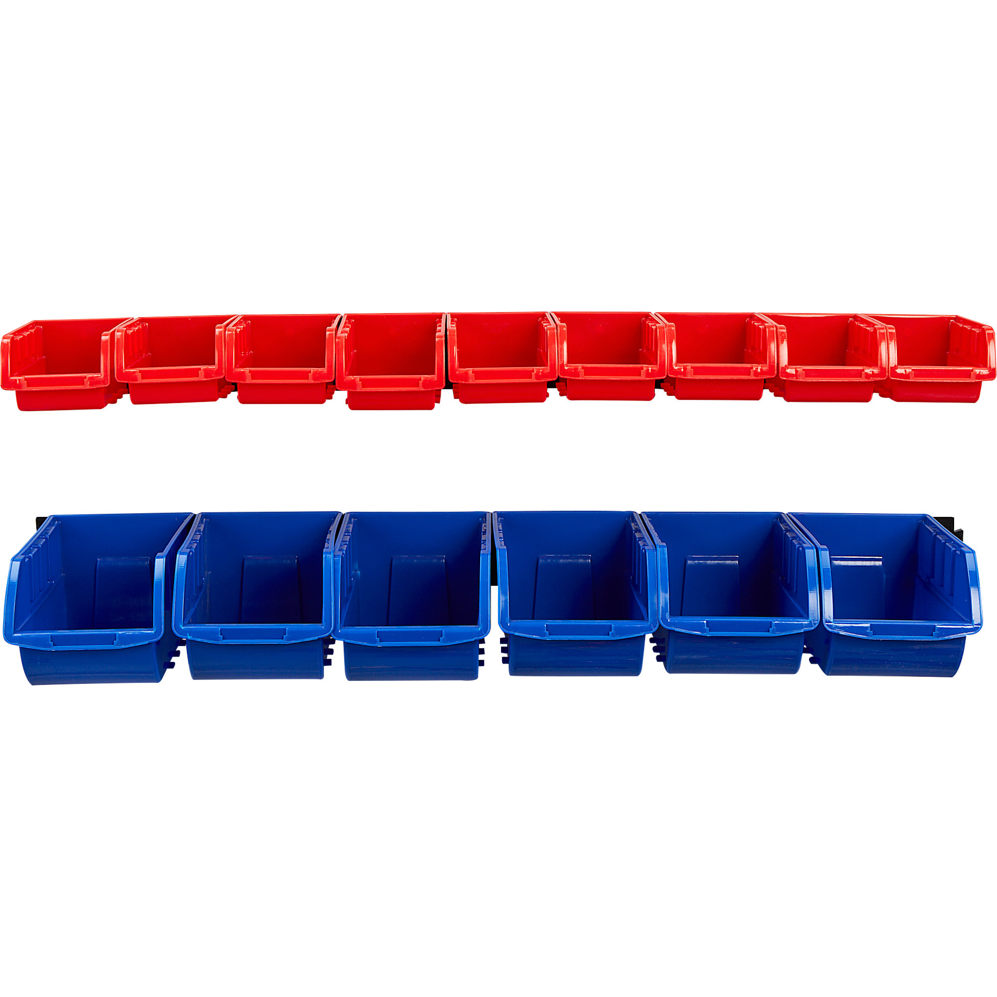 X-Space Stackable Storage Bins, 15-Pc. Set, Red/Blue, 15.1in. x 10.8in ...