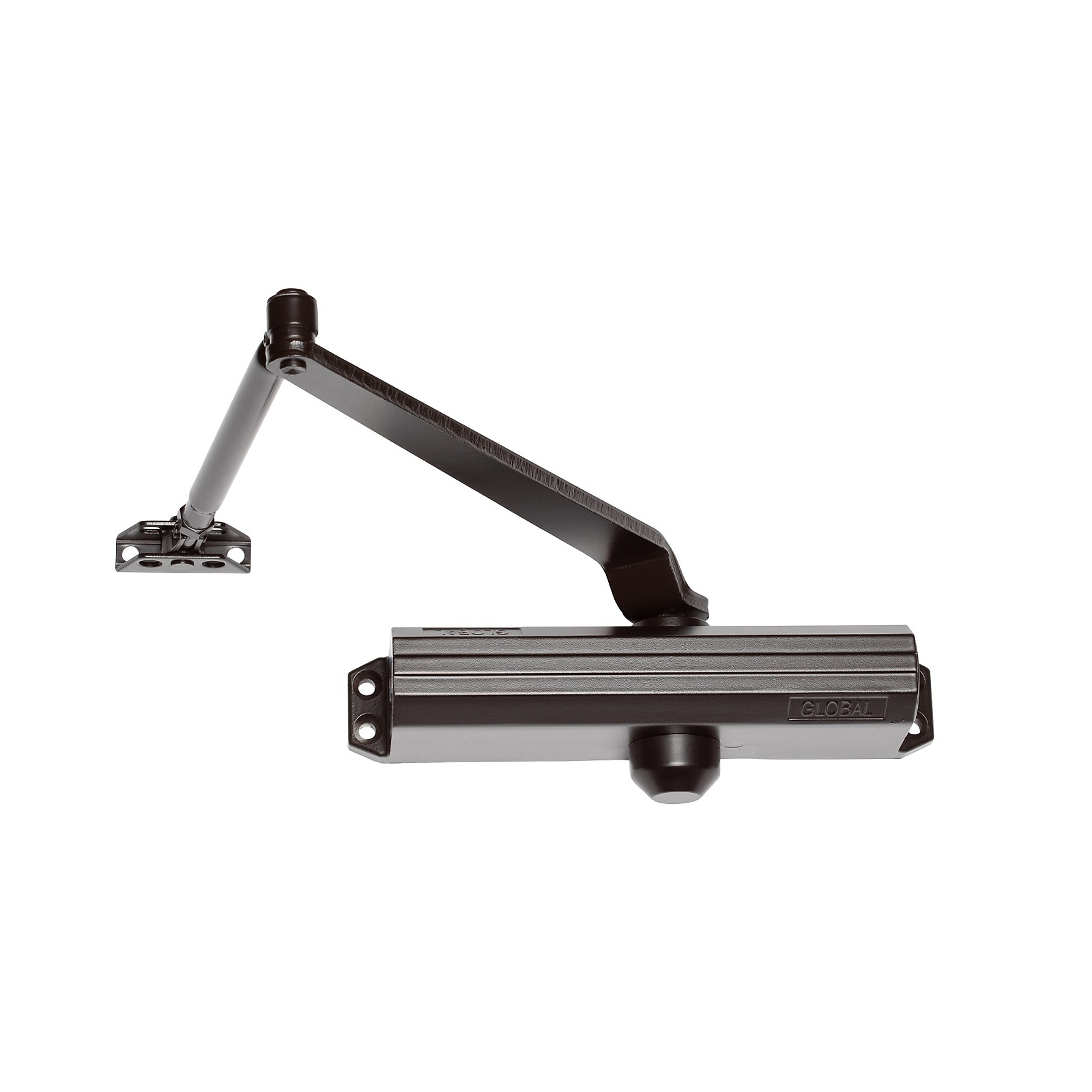 Global Door Controls, Commercial Grade 1 Door Closer with Backcheck ...