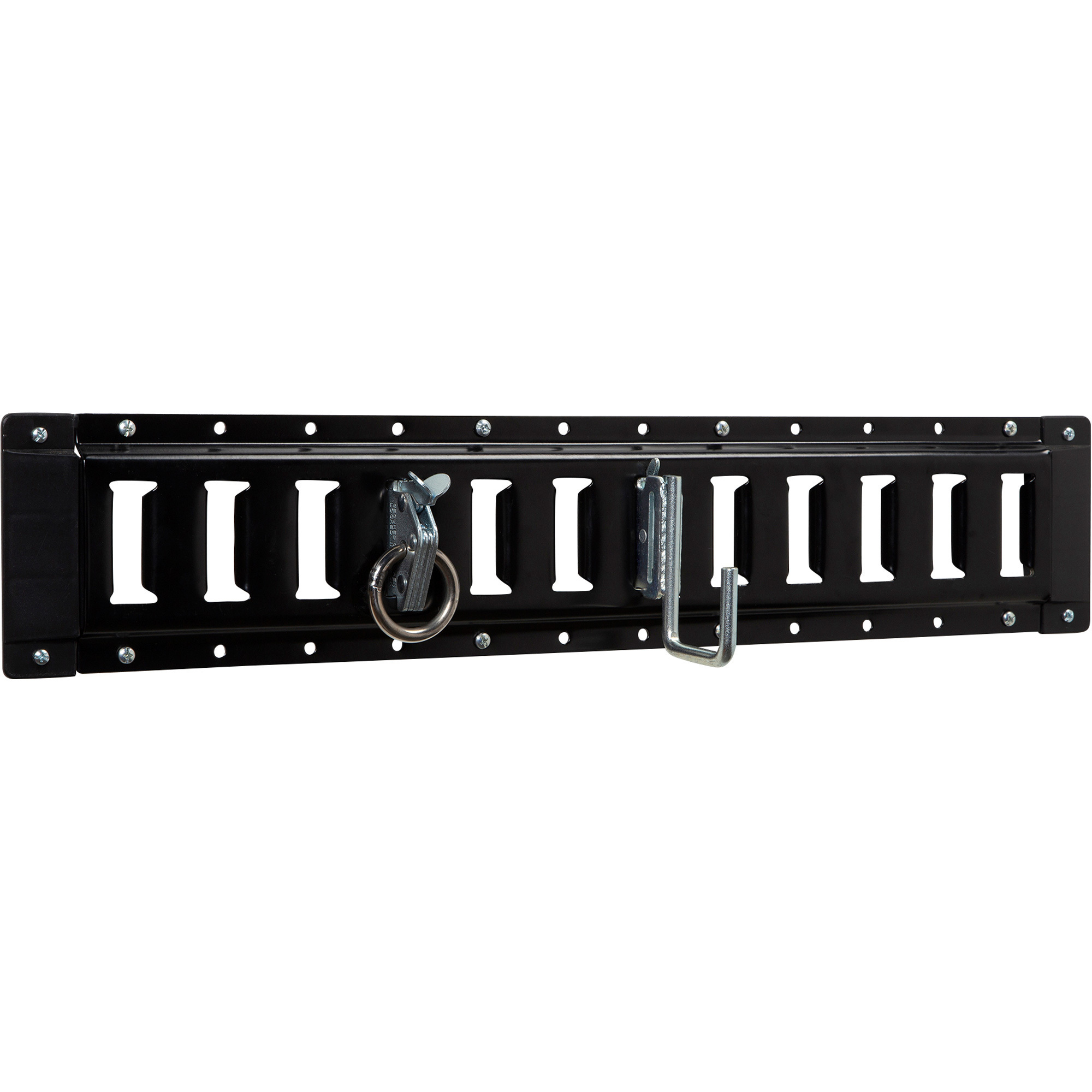 CargoSmart E-Track Rail, 24in., Black Matte, Model# 6649 | Northern Tool