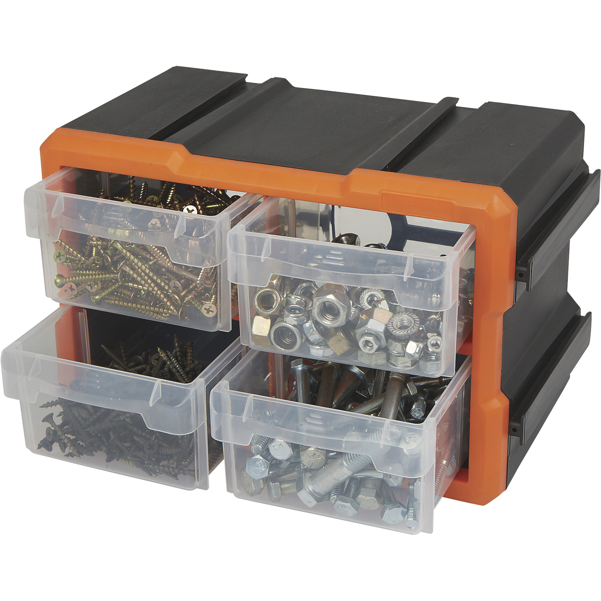 X-Space 4-Drawer Stackable Organizer — 11 5/8in.W x 7 3/4in.D x 6 5 ...