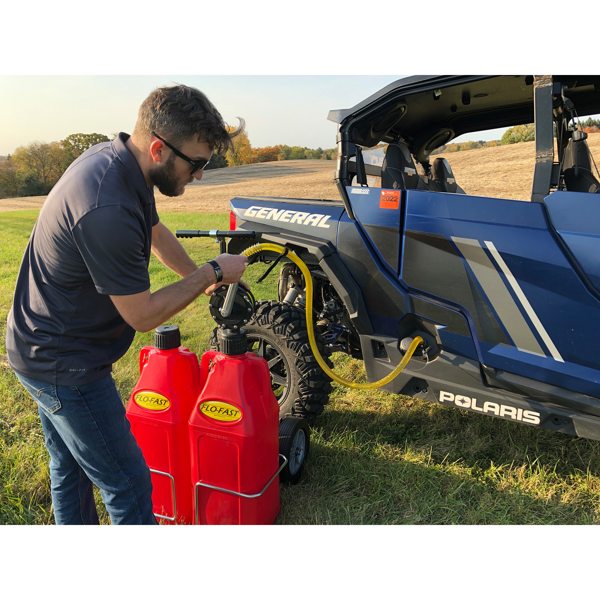 Flo-Fast Professional Model Portable Fluid Transfer Pump, 8 GPM, 3/4in ...