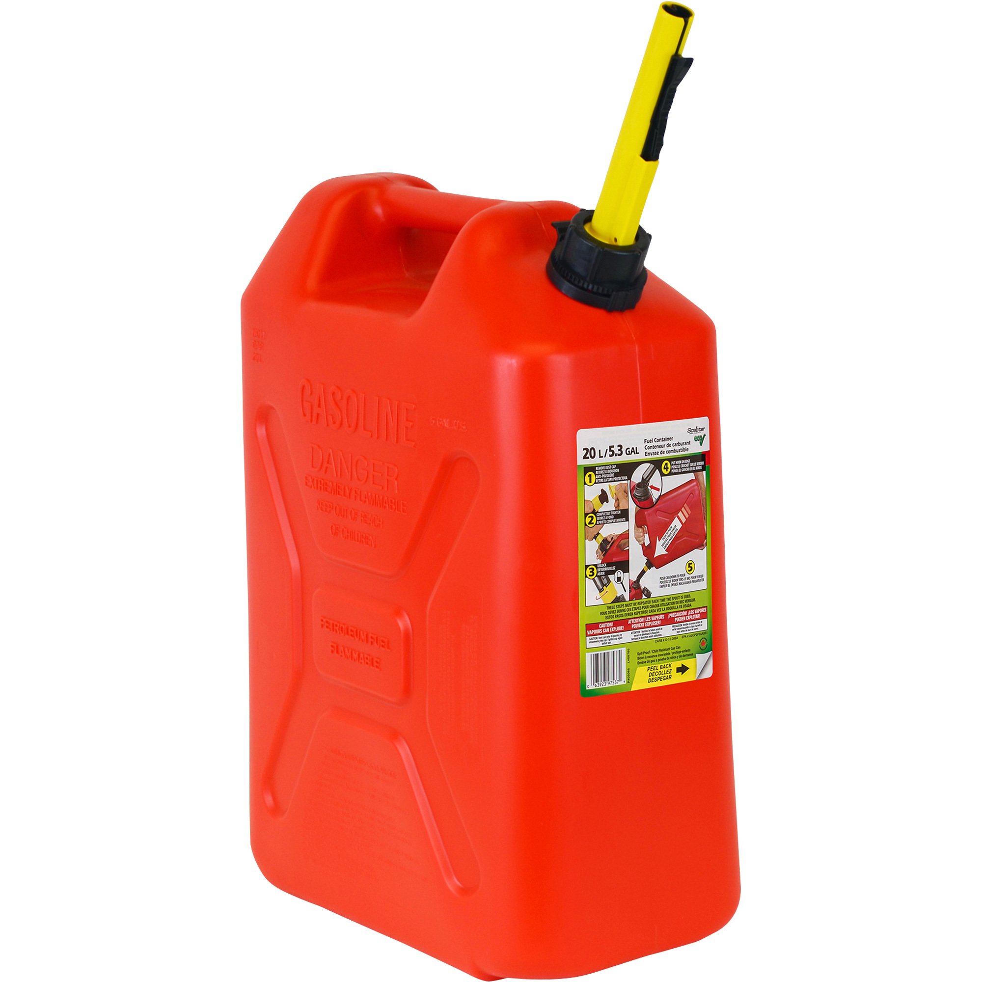 Scepter Jeep-Style Gas Can — 5.3-Gallon, Model# FG4RVG5 | Northern Tool
