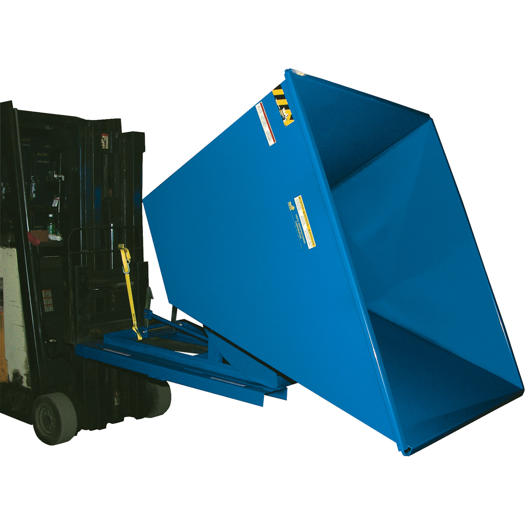 Vestil Self-Dumping Steel Hopper - 1/4 Cubic Yard, 6000-Lb. Capacity ...