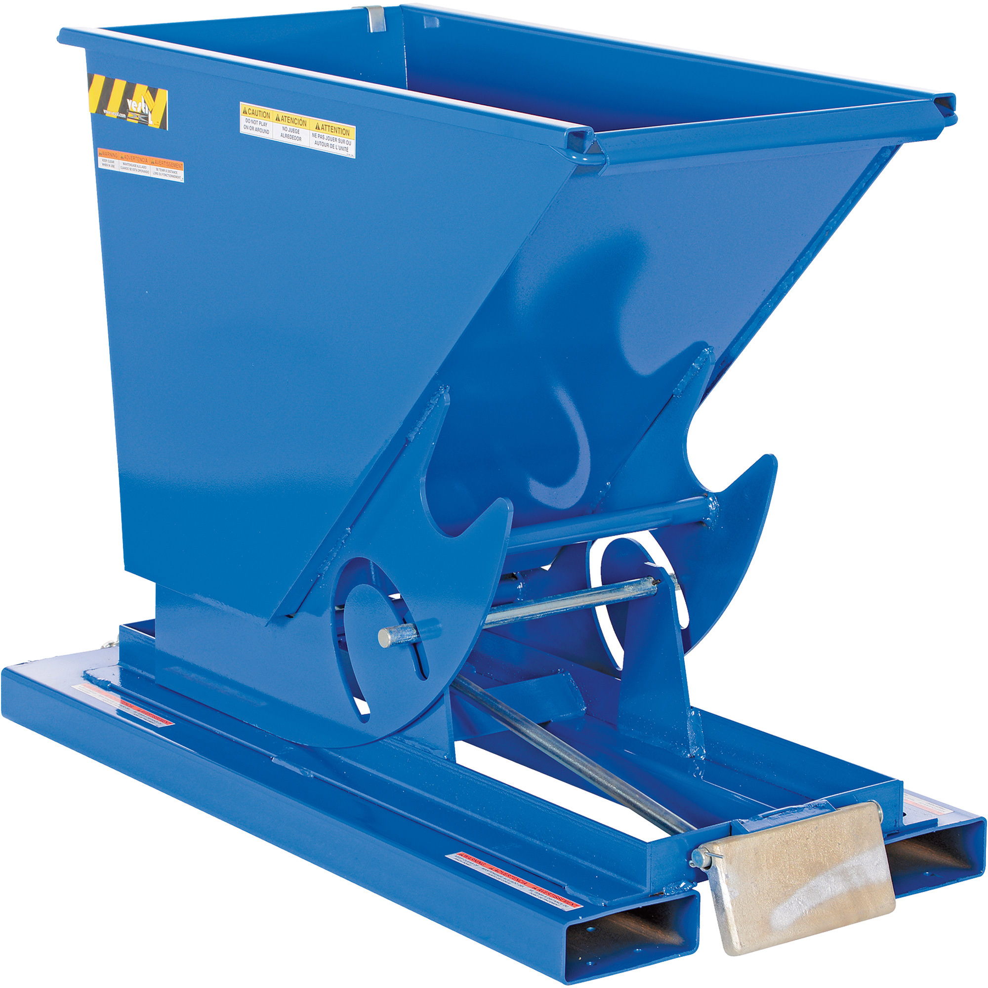 Vestil Self-Dumping Steel Hopper - 1/3 Cubic Yard, 6000-Lb. Capacity ...