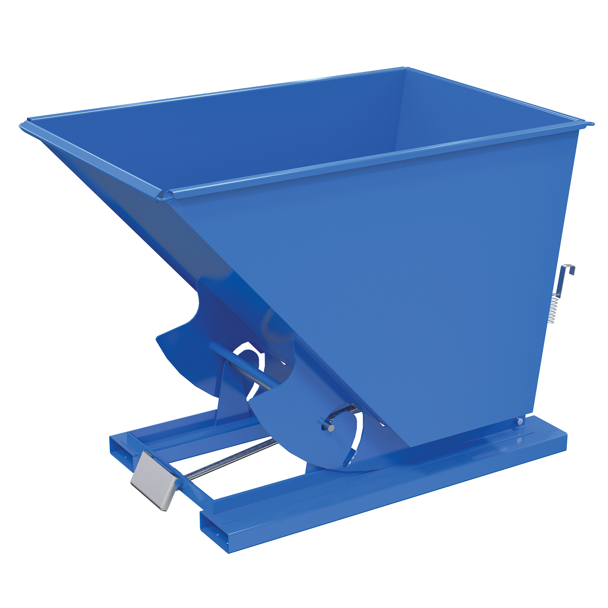 Vestil Self-Dumping Steel Hopper - 2000-Lb. Capacity, 1.5 Cubic Yard ...