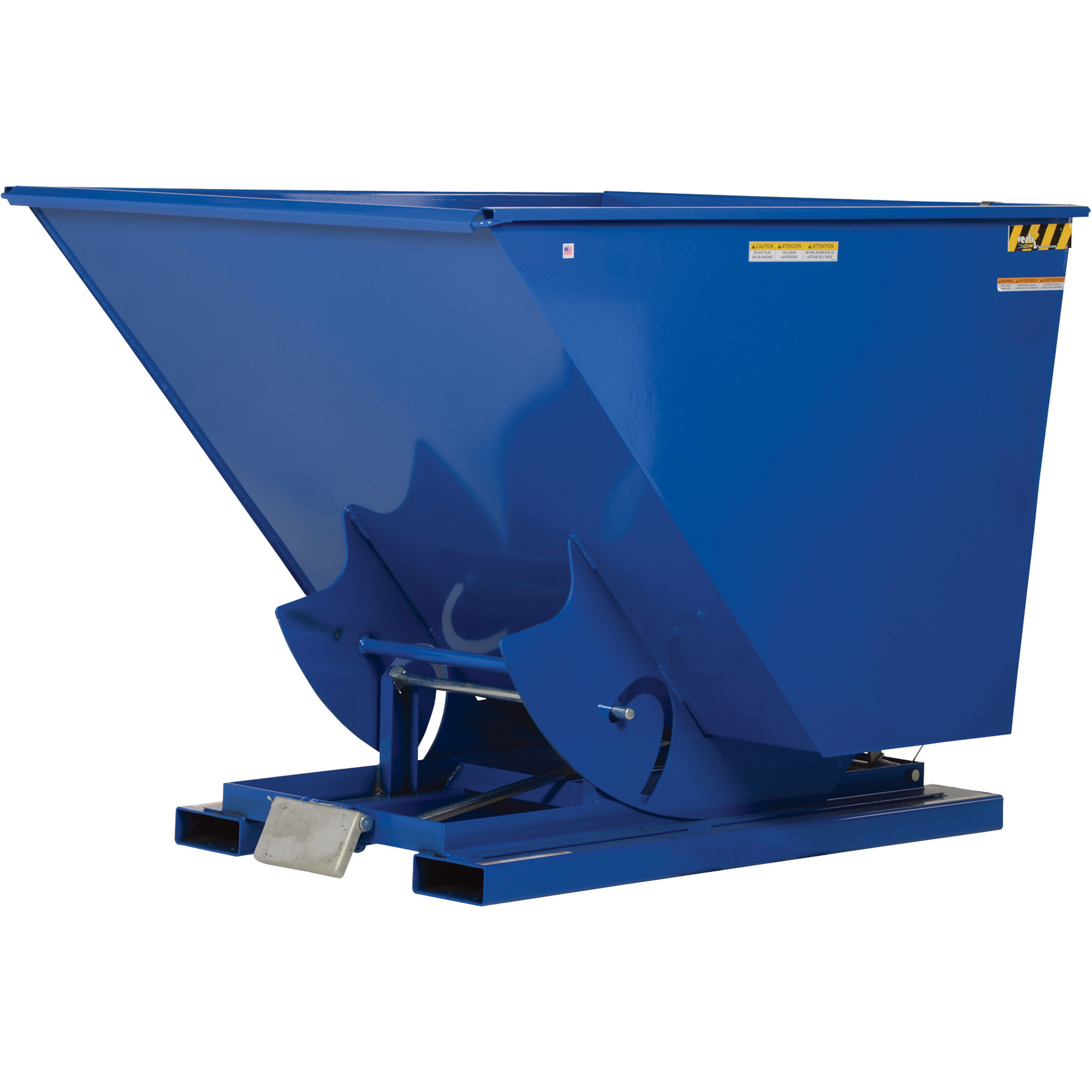Vestil Self-Dumping Steel Hopper - 6000-Lb. Capacity, 2.5 Cubic Yards ...