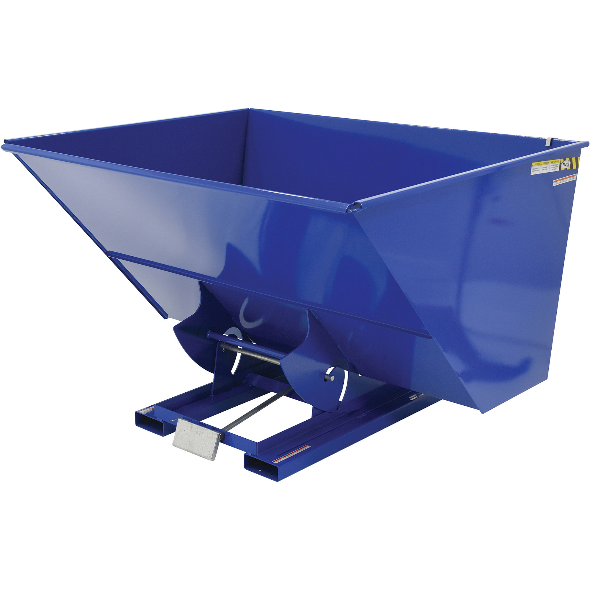 Vestil Steel Medium-Duty Self-Dumping Hopper, 3 Cubic Yard, 4000-Lb ...
