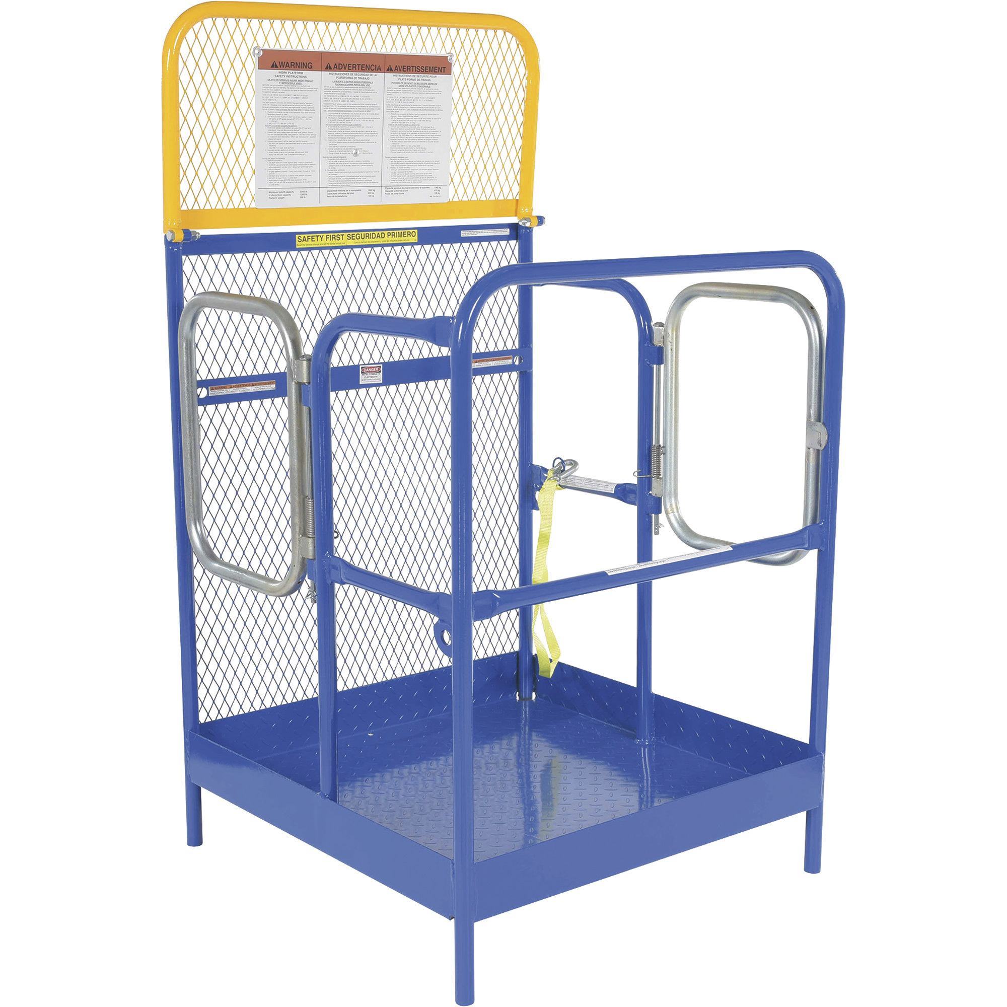 Vestil Double Door Work Platform - 36in. x 36in., 1000-Lb. Capacity ...