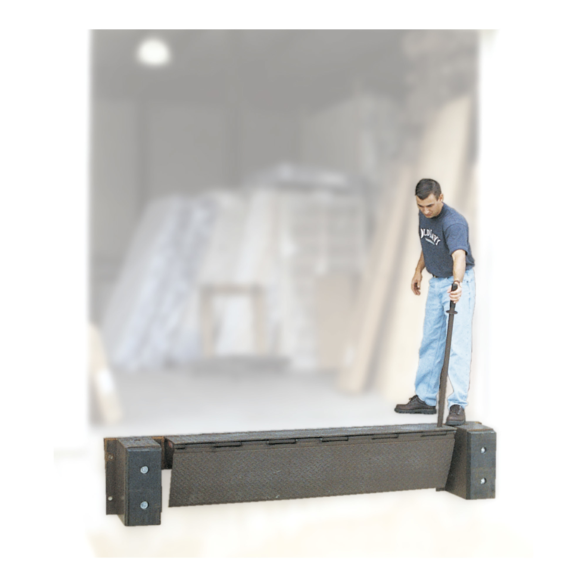 Vestil Edge-O-Dock Dock Leveler — Mechanical Operation, 48in.W, 6,000 ...