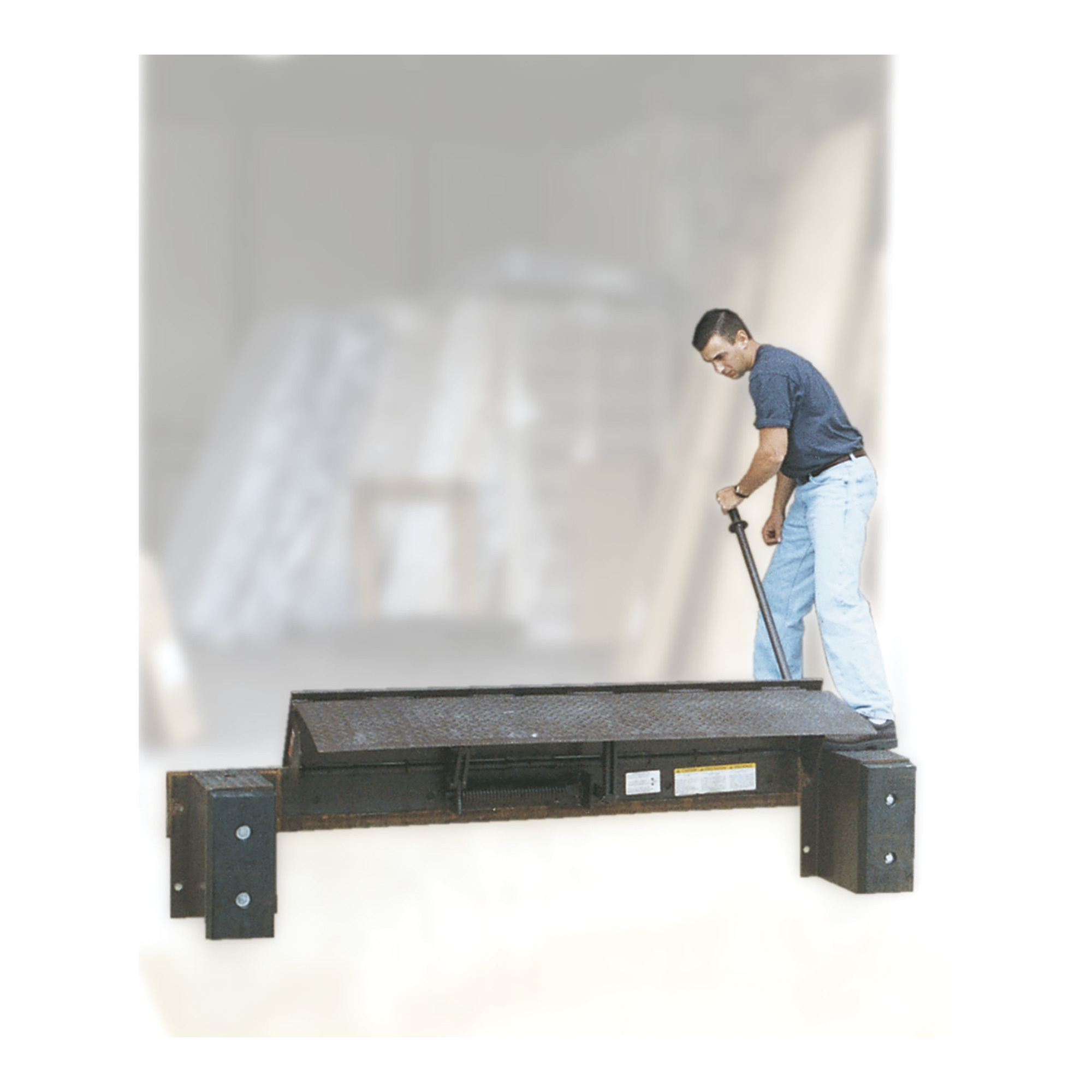 Vestil Edge-O-Dock Dock Leveler — Mechanical Operation, 48in.W, 6,000 ...