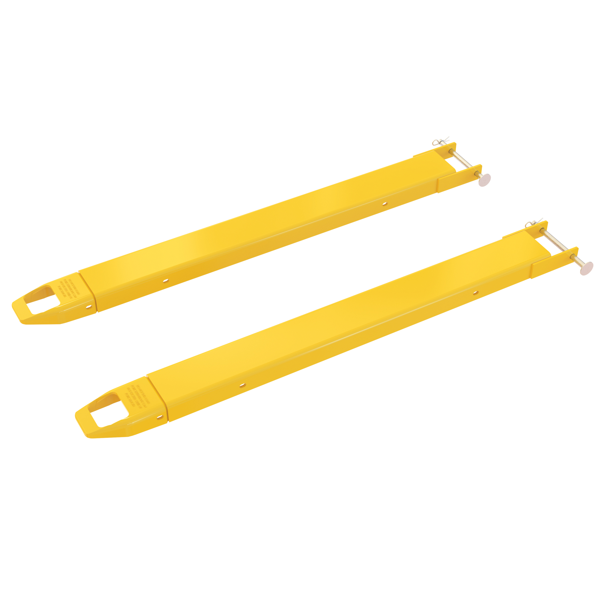 Vestil Fork Extensions - Pin Lock Style, 4,000-Lb. Capacity, Welded ...