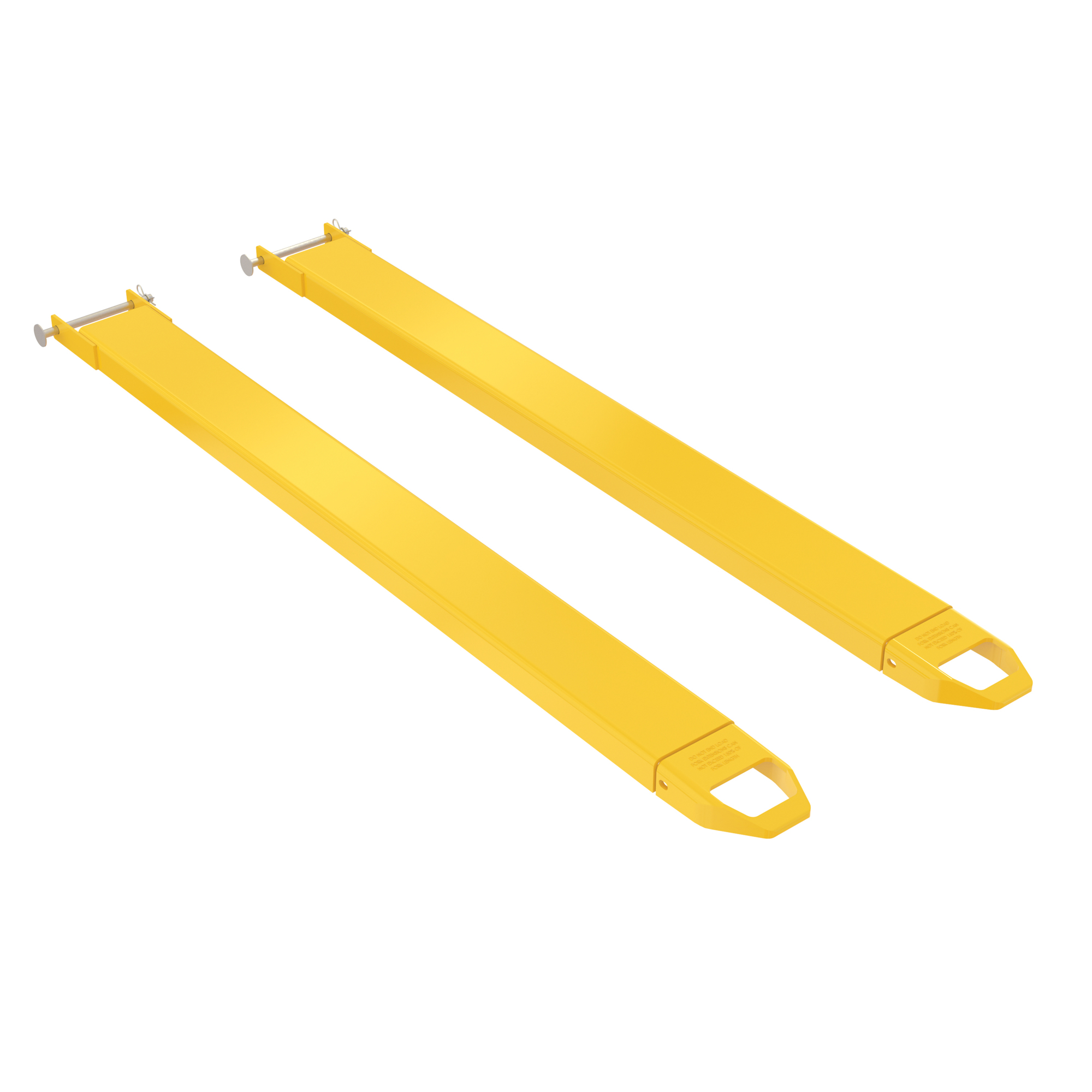 Vestil Fork Extensions - Pin Lock Style, 2-Pc. Set, 4,000-Lb. Capacity ...