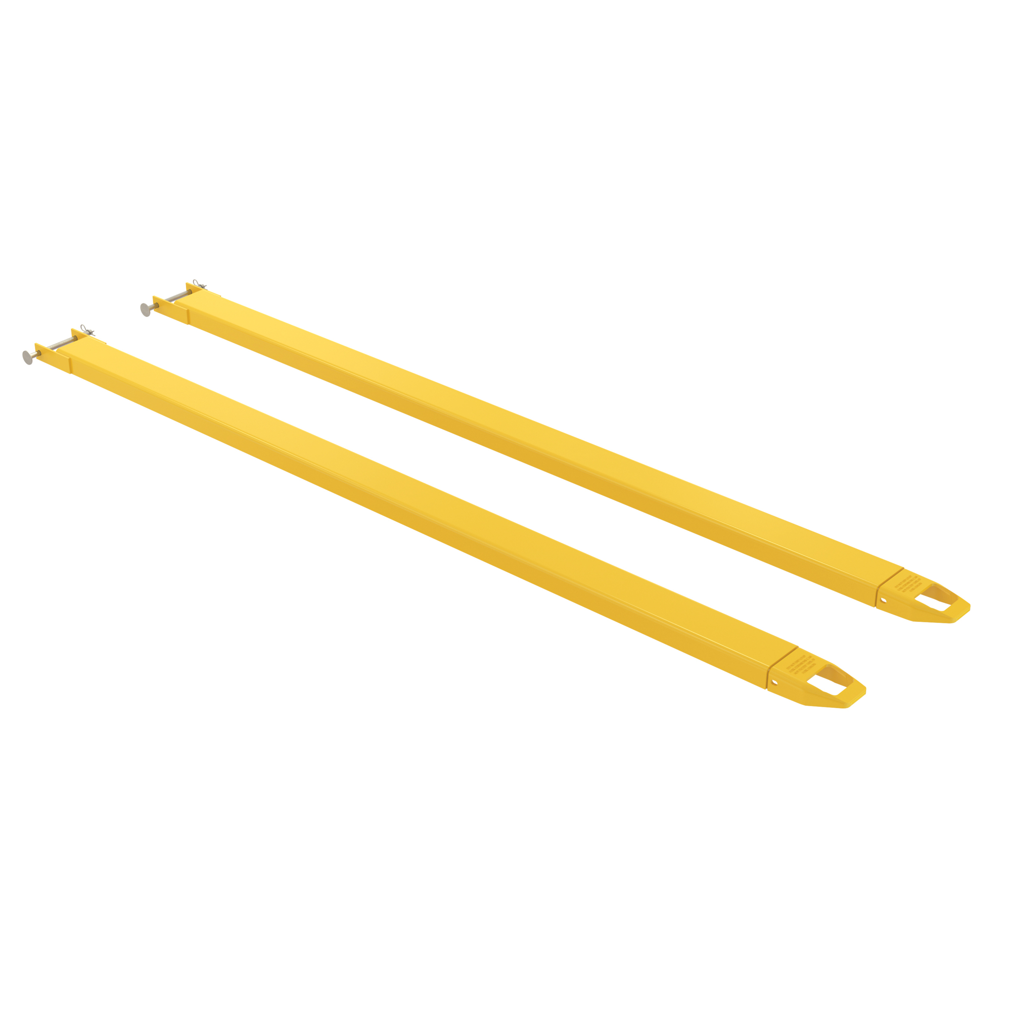Vestil Fork Extensions - Pin Lock Style, 2-Pc. Set, 4,000-Lb. Capacity ...