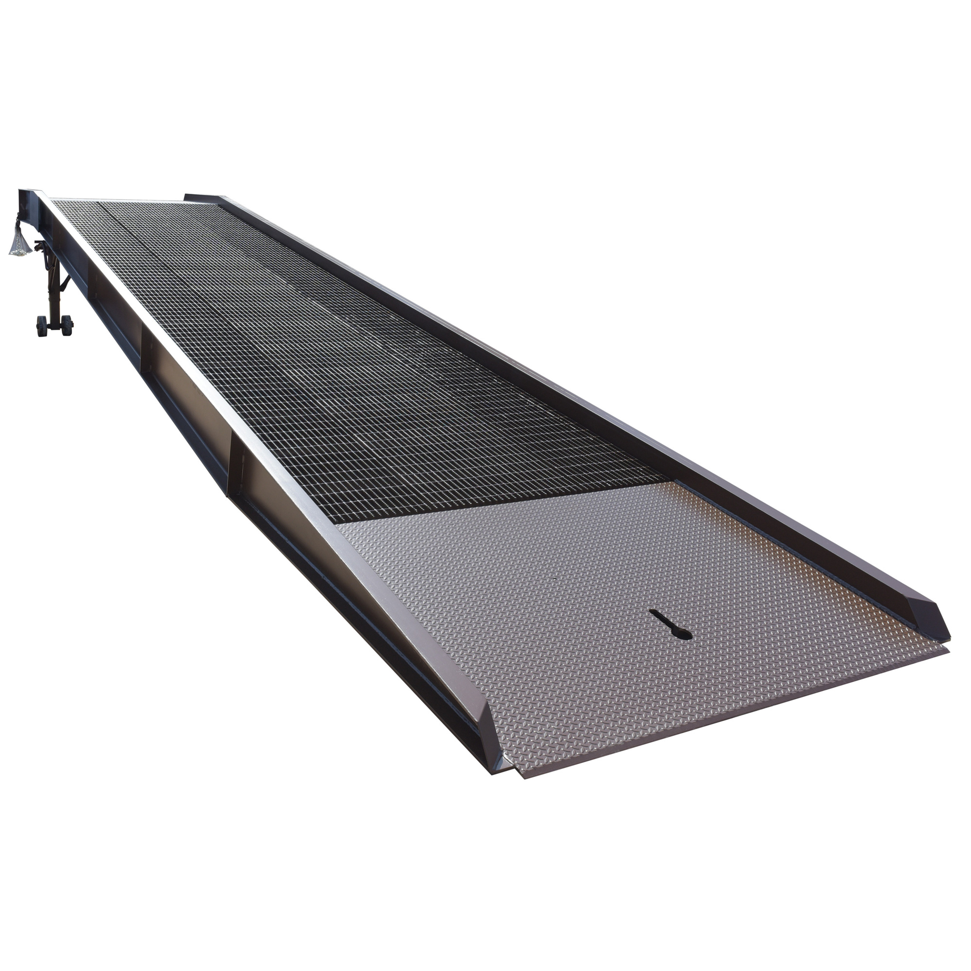 Vestil Yard Ramp, Steel, Overlap Style, 16,000-lb. Capacity, 36-ft.L x ...