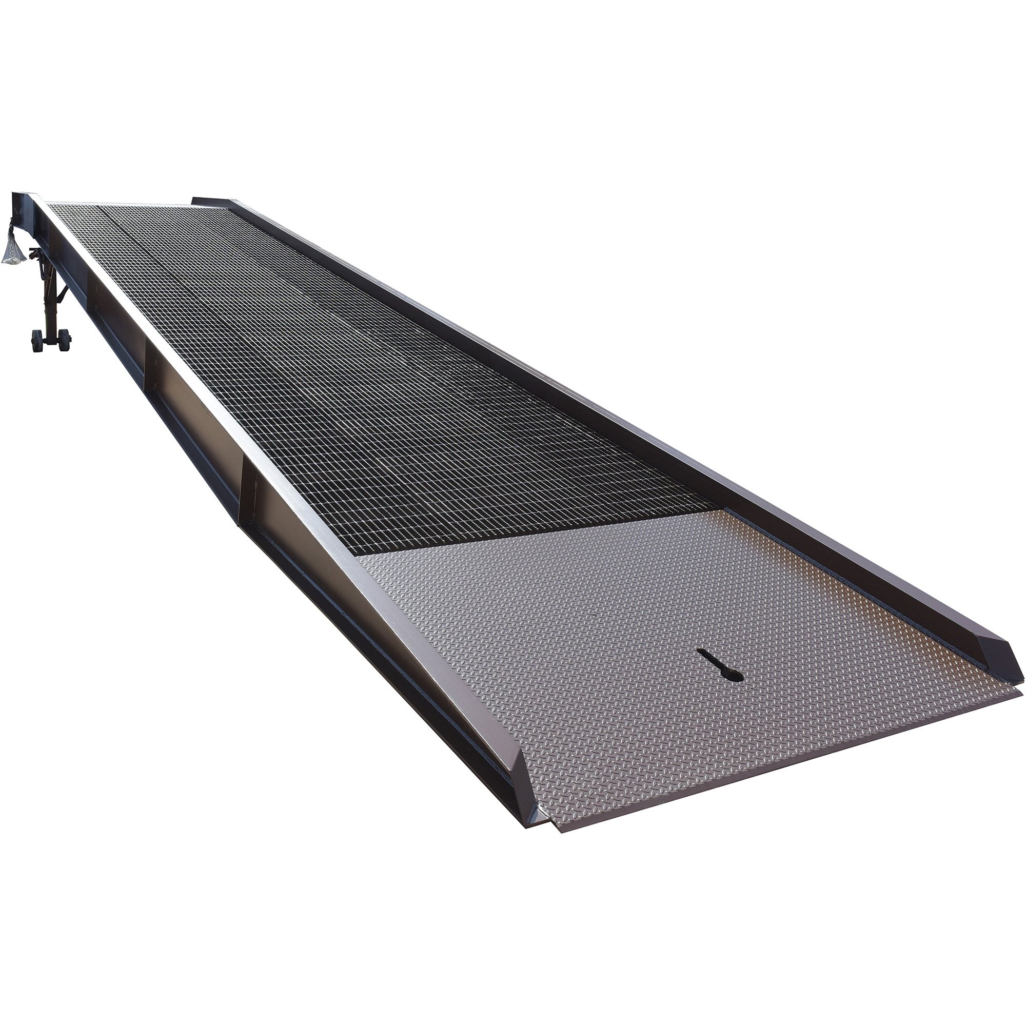 Vestil Yard Ramp — Steel, Overlap Style, 20,000-lb. Capacity, 36-ft.L x ...