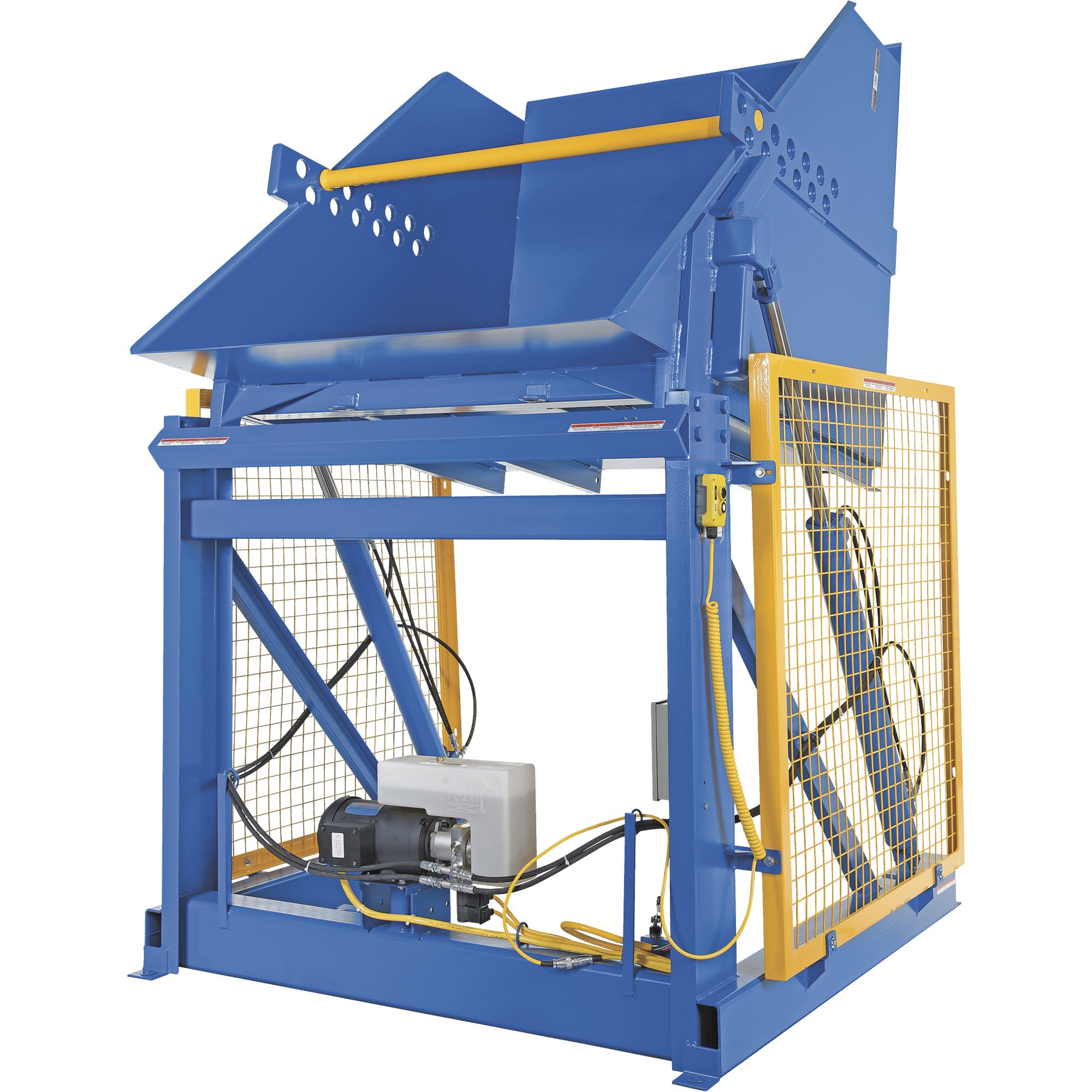 Vestil Hydraulic Box Dumper, 2,000-lb. Capacity, 36in. Dump Height ...