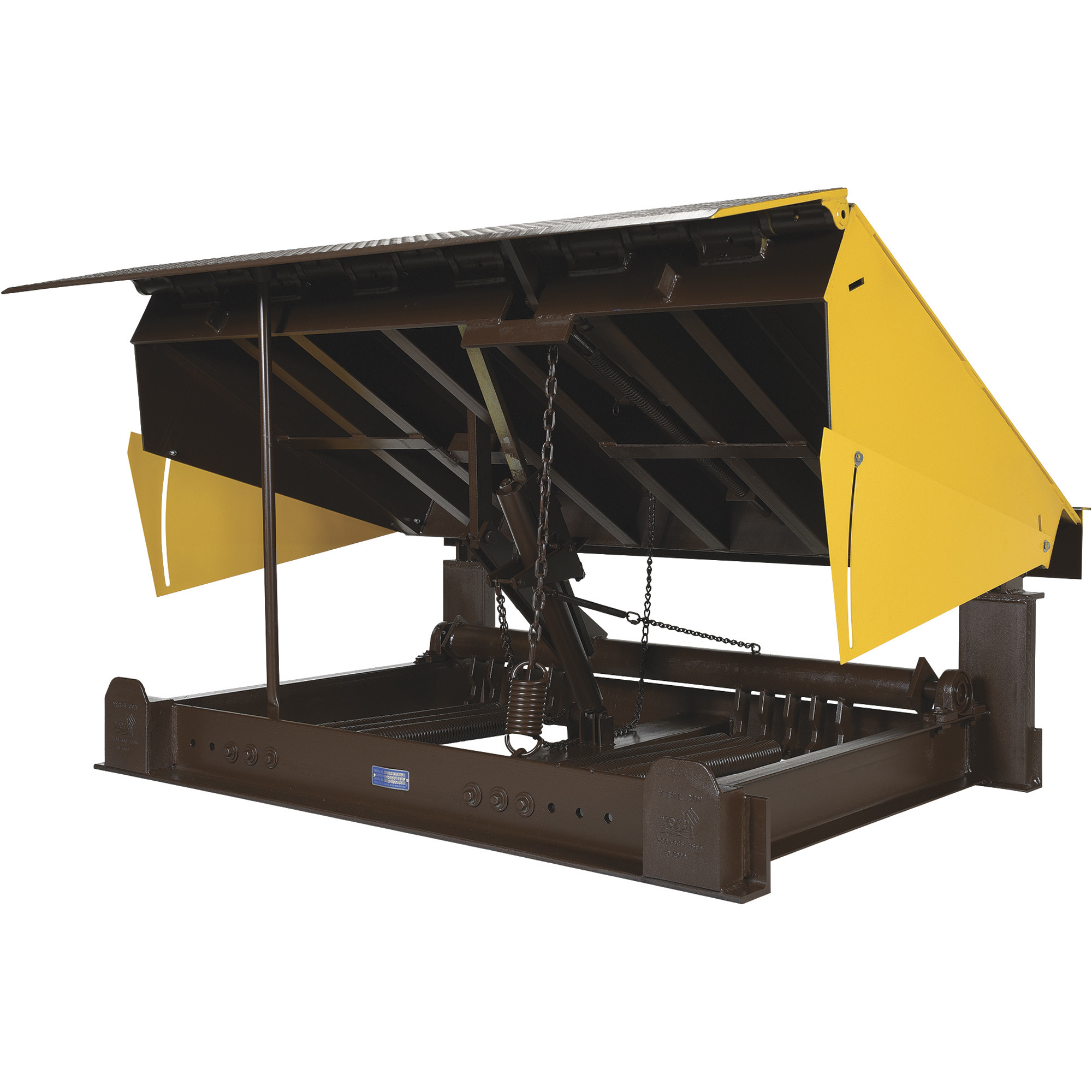 Vestil Pull Chain Mechanical Dock Leveler — 20,000-lb. Capacity, 5ft ...