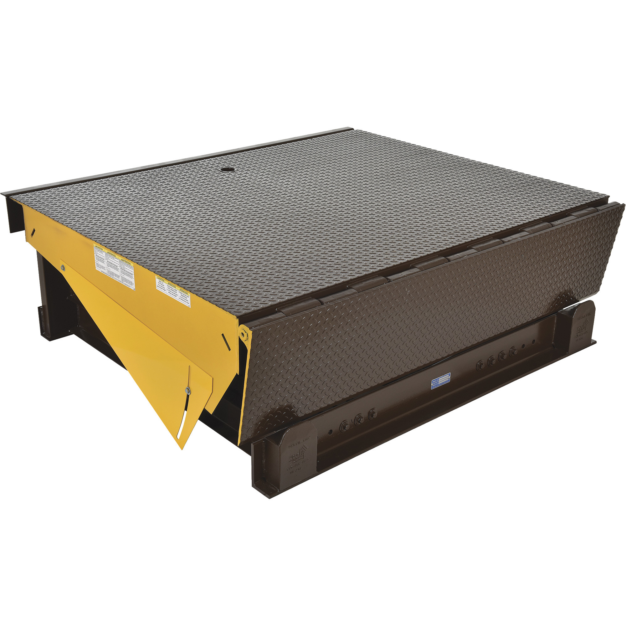 Vestil Pull Chain Mechanical Dock Leveler, 25,000-lb. Capacity, 6ft.4in ...