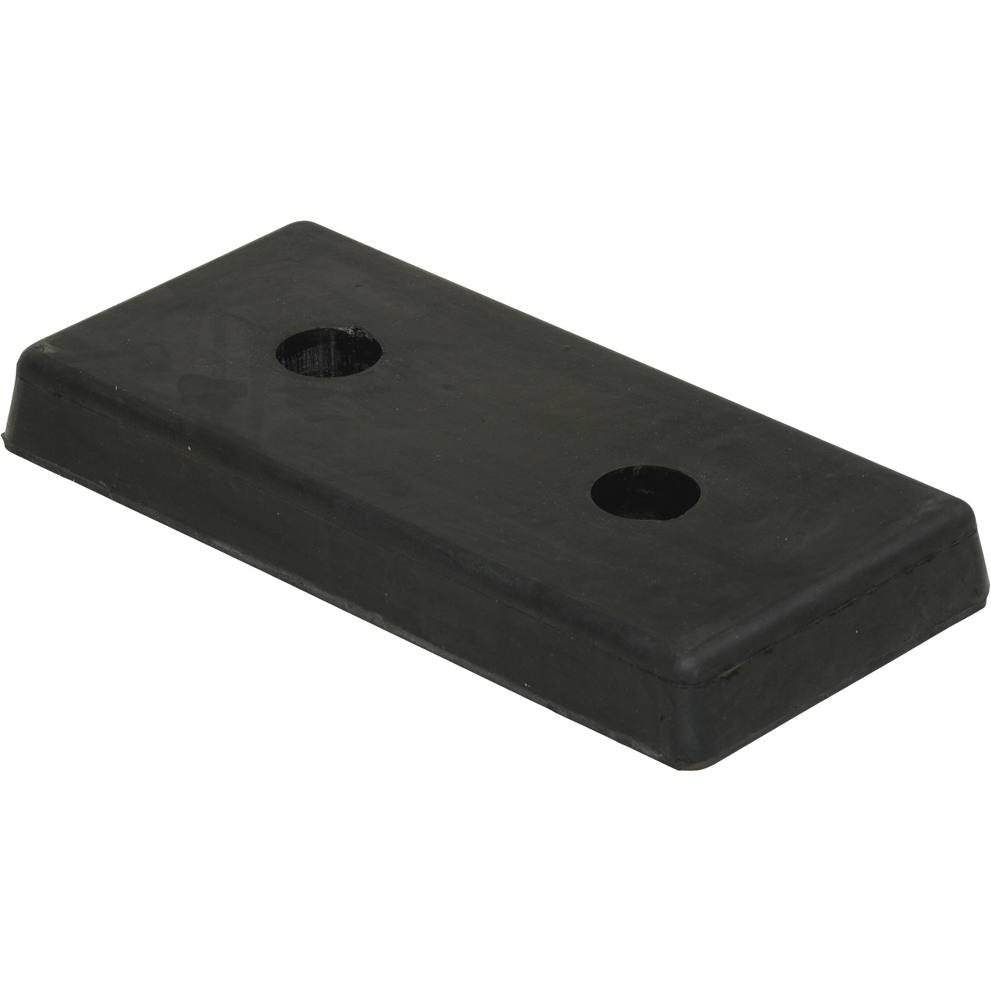 Vestil Molded Rubber Bumper, Rectangular Shaped, 18in.L x 8in.W x 2in.H ...