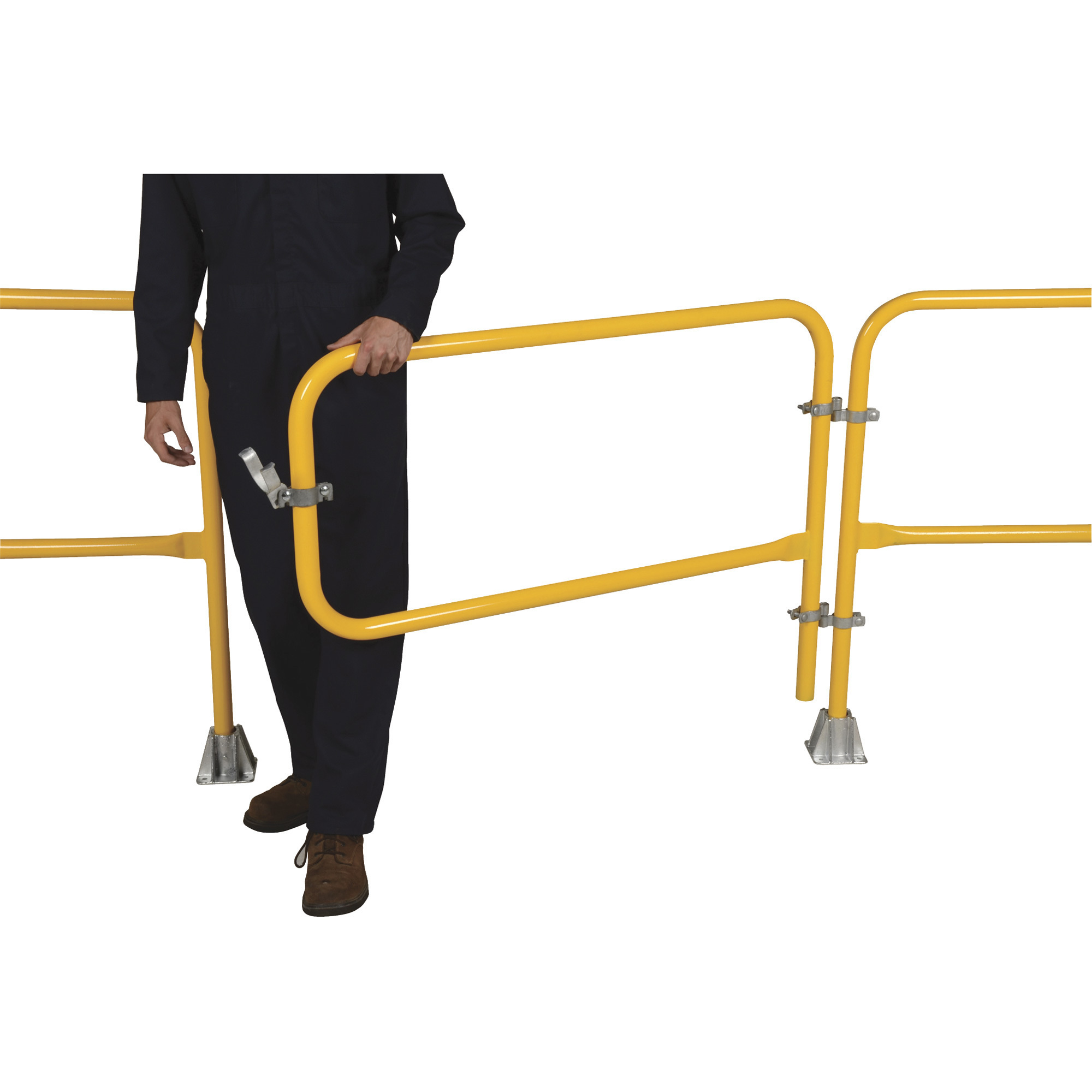 Vestil Dock Safety Railing Gate - 4ft. Length, Steel, Powder-Coated ...