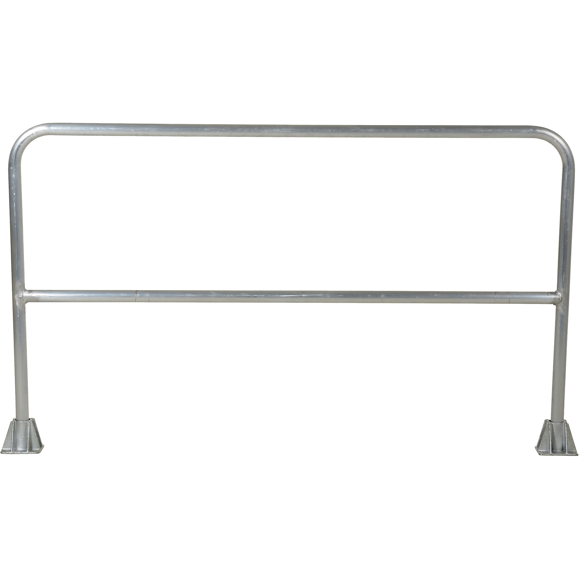 Vestil Aluminum Pipe Safety Railing - 96in.L, 42in. High, Model# ADKR-8 ...