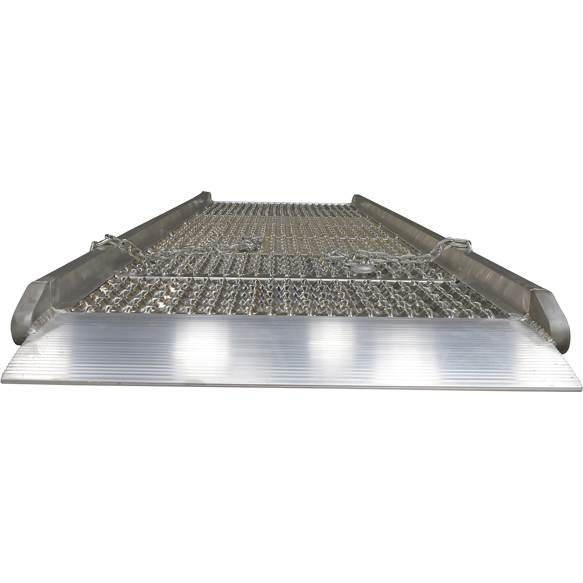 Vestil Aluminum Walk Ramp, Grating Style, 6ft.L x 28in.W, Model# AWR-G ...
