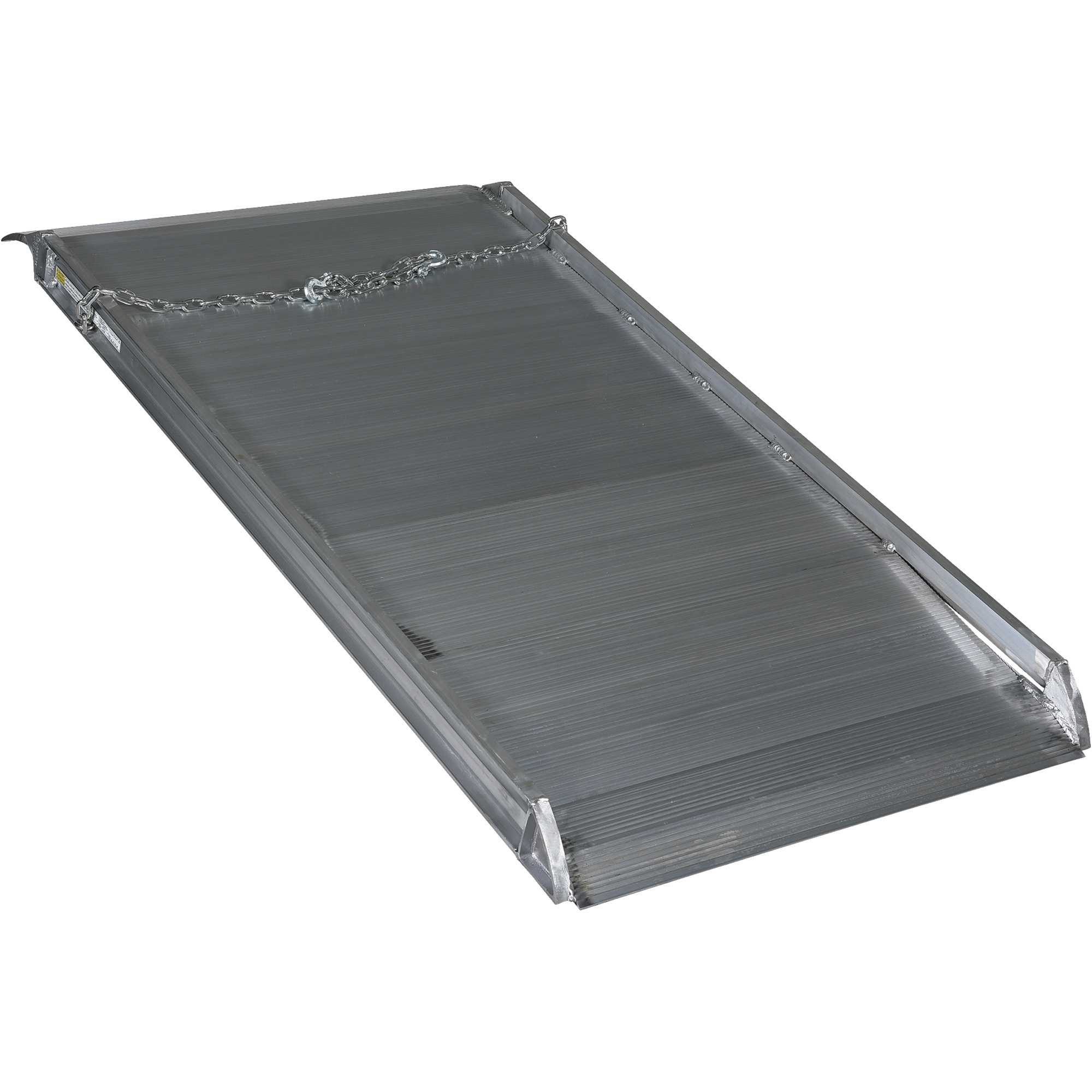 Vestil Aluminum Walk Ramp - Overlap Style, 6ft.L x 38in.W, Non-Skid ...
