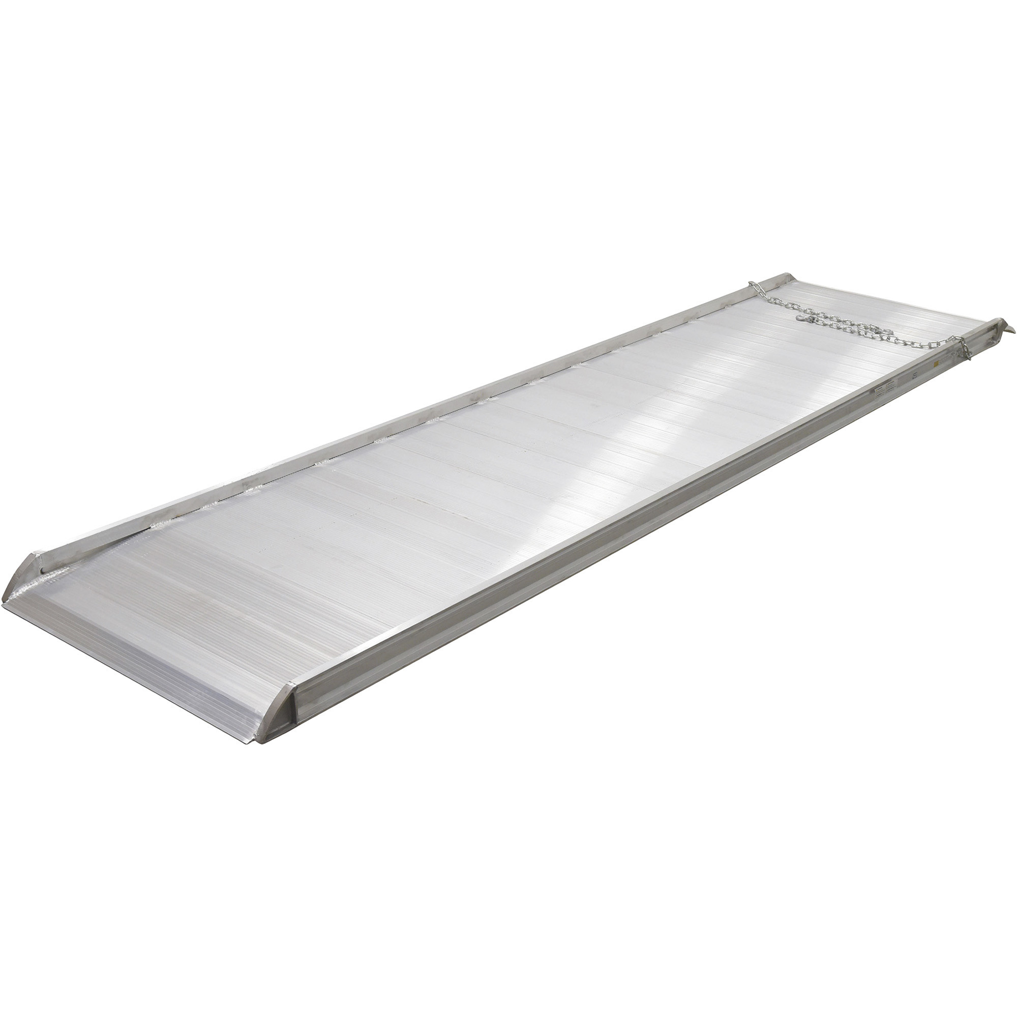 Vestil Aluminum Walk Ramp - Overlap Style, 12ft.L x 38in.W, Non-Skid ...
